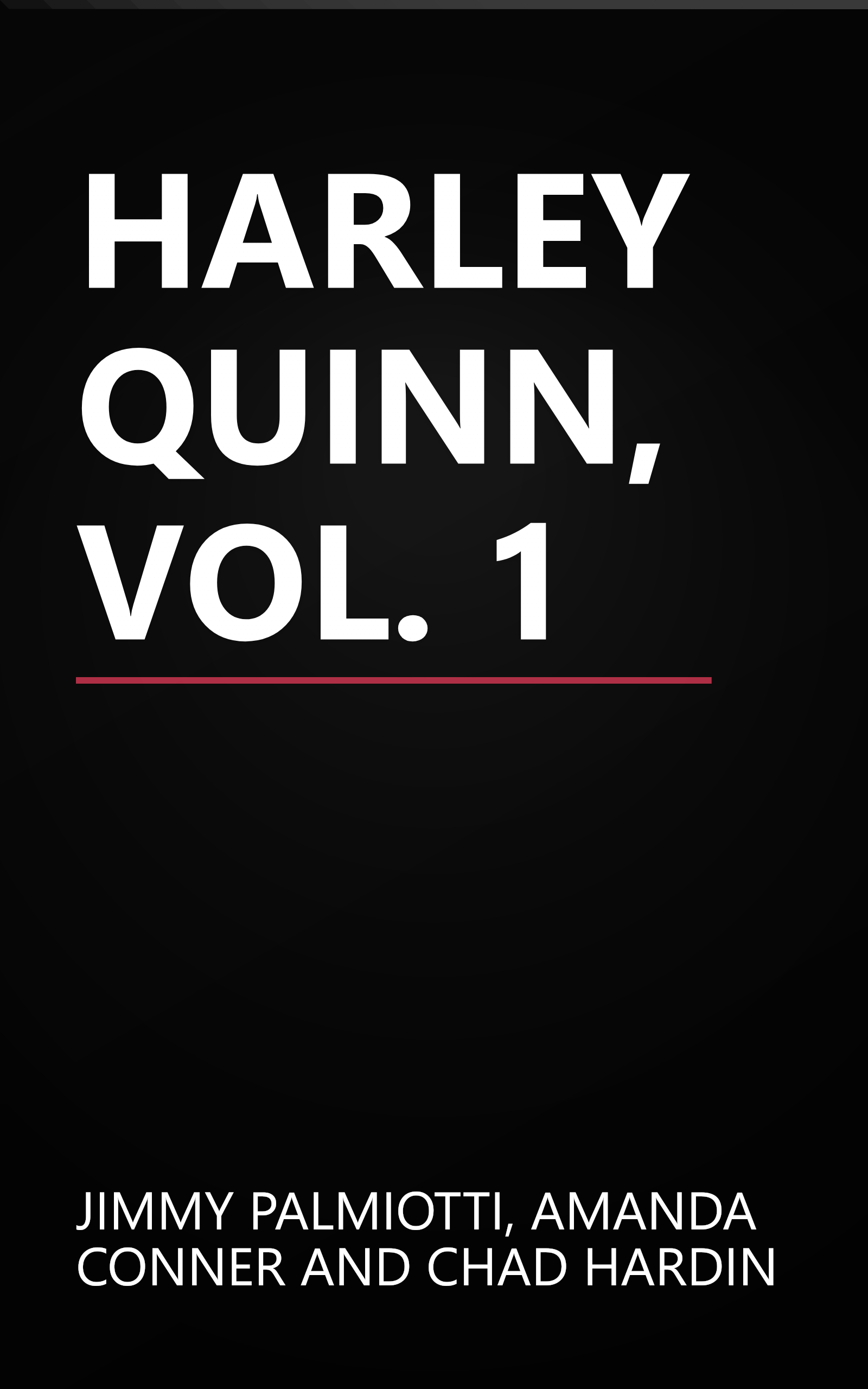 HARLEY QUINN, VOL. 1 book cover