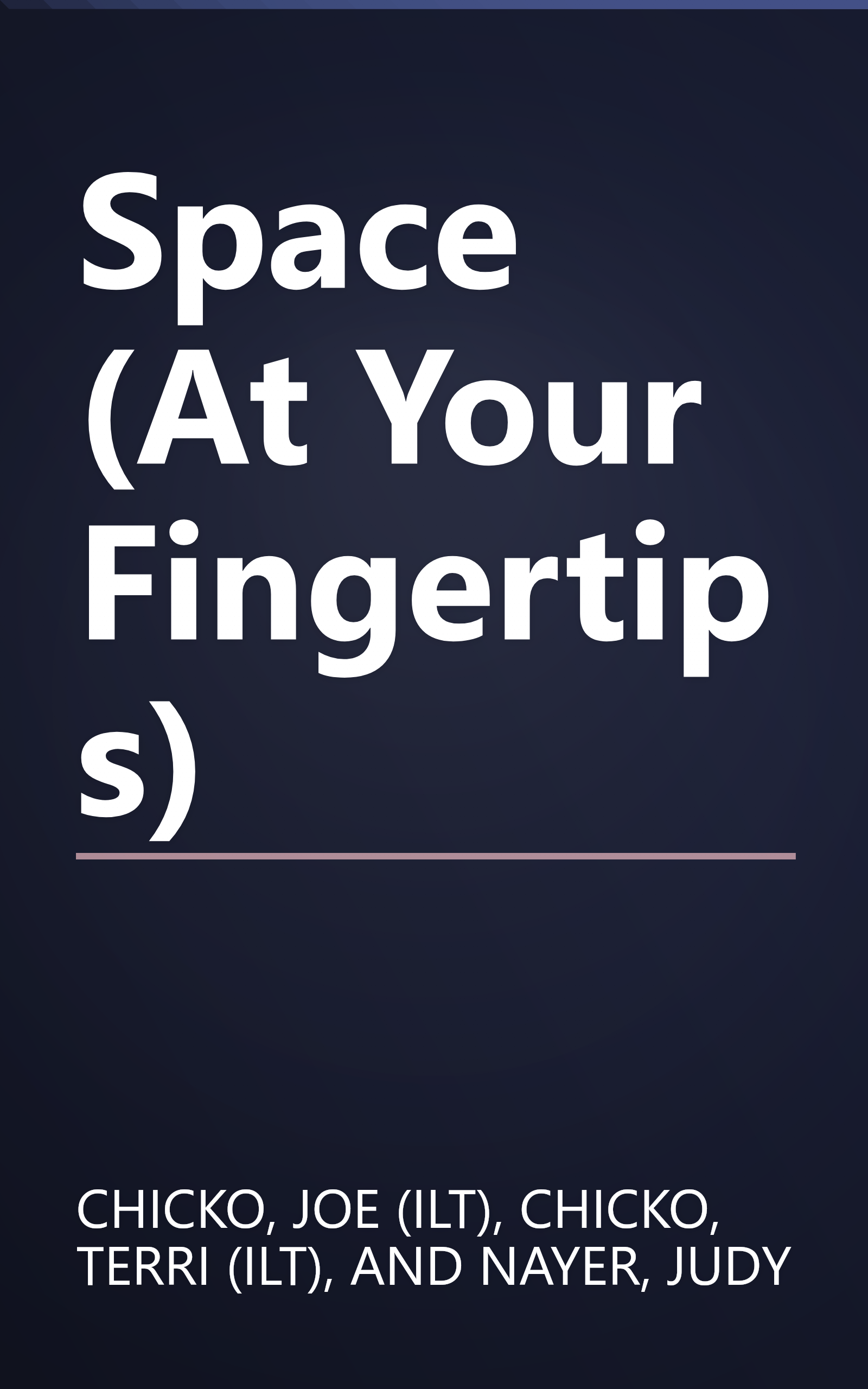Space (At Your Fingertips) book cover