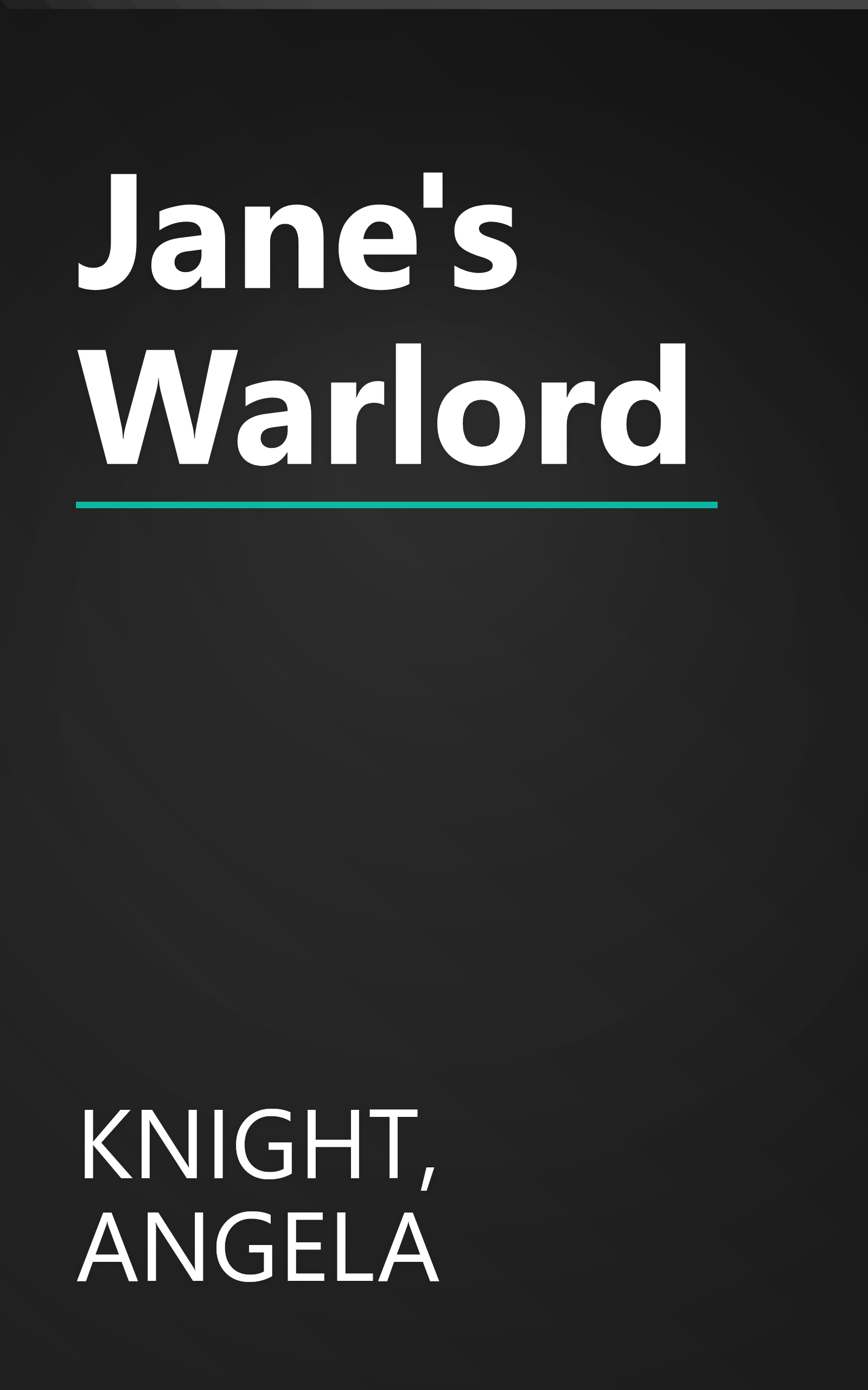 Jane's Warlord book cover