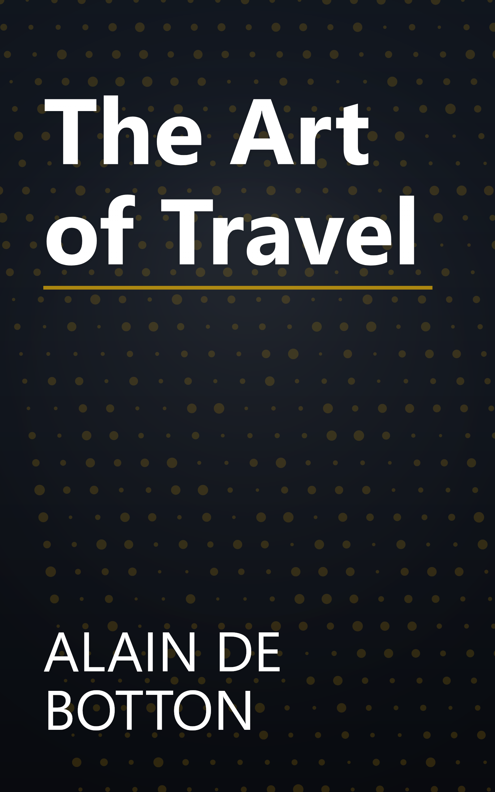 The Art of Travel book cover
