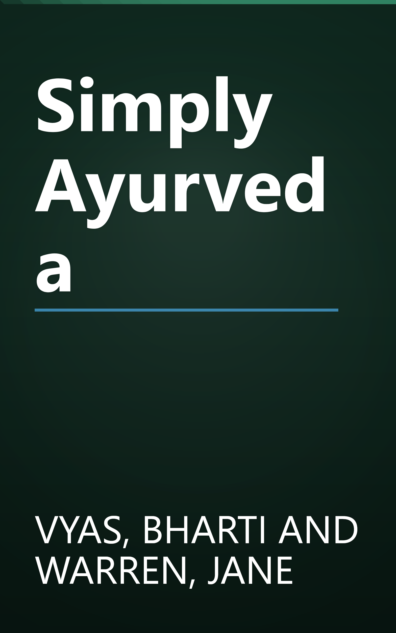 Simply Ayurveda book cover