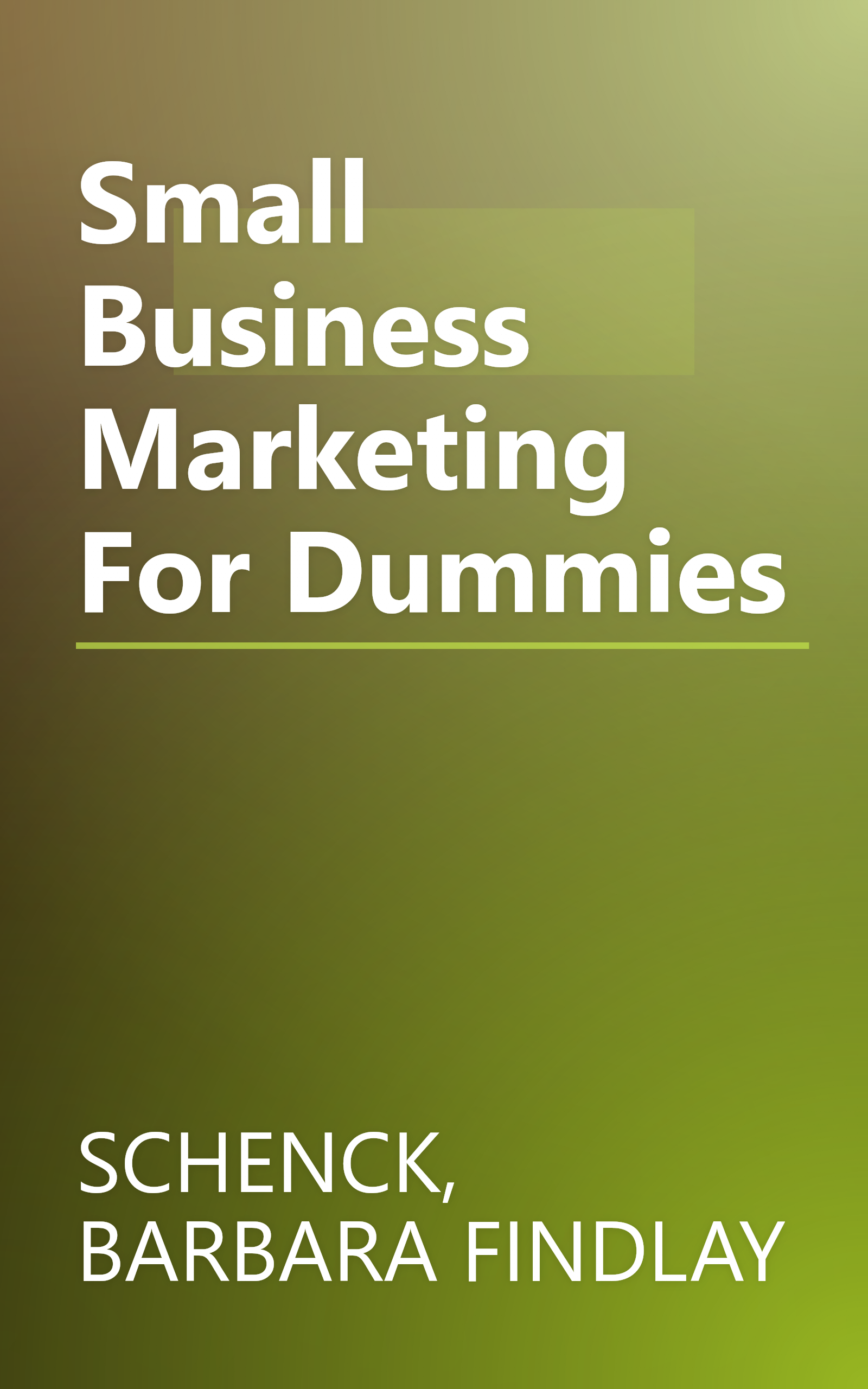 Small Business Marketing For Dummies book cover