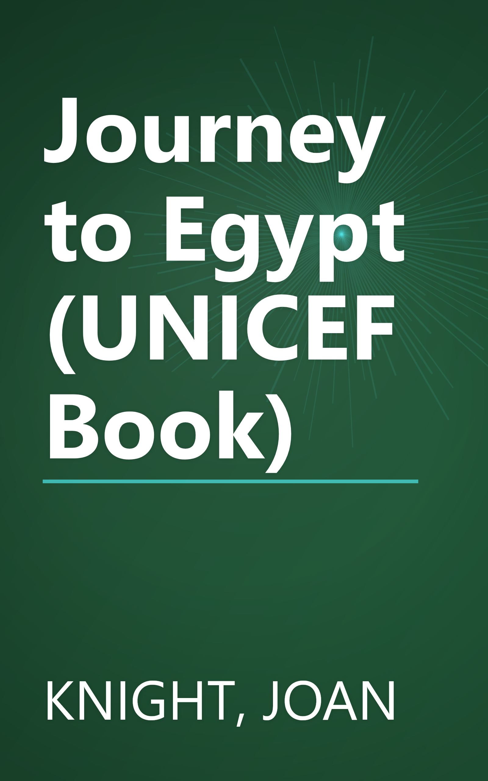 Journey to Egypt (UNICEF Book) book cover