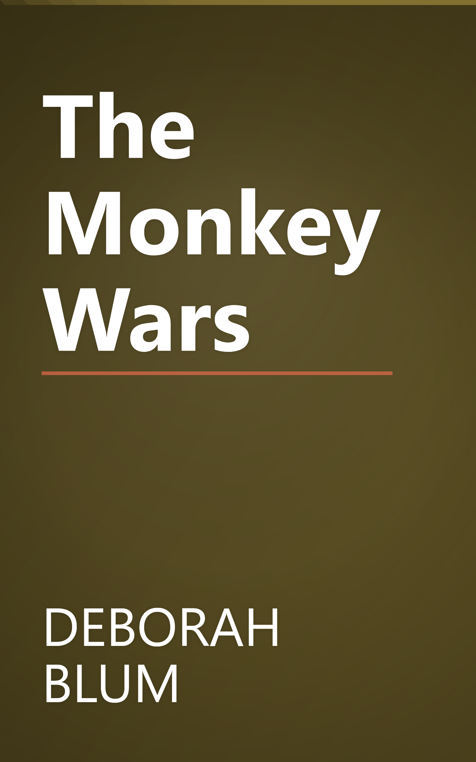 The Monkey Wars book cover