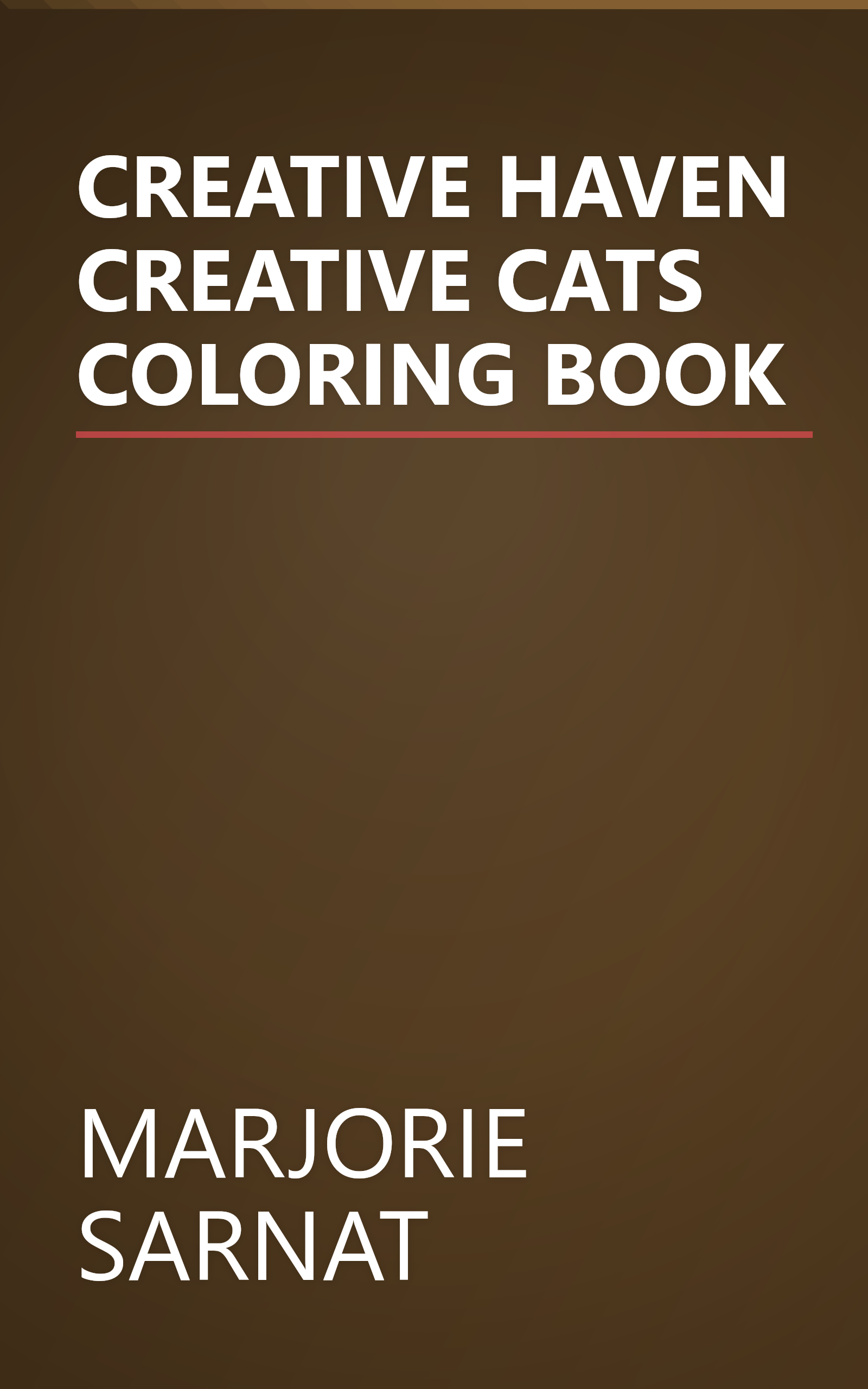 CREATIVE HAVEN CREATIVE CATS COLORING BOOK book cover