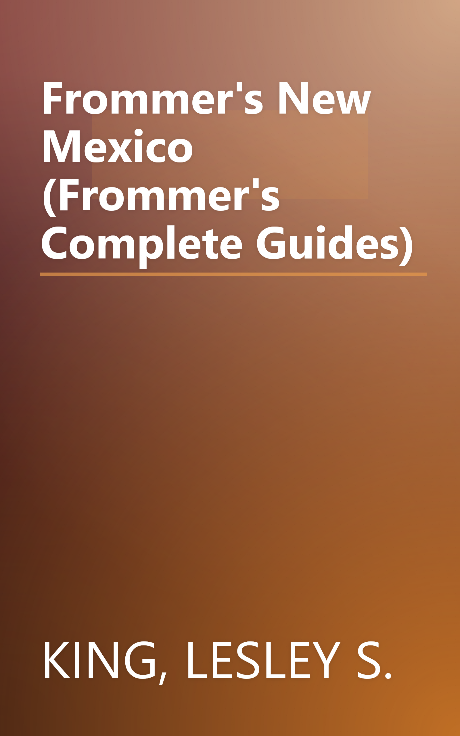 Frommer's New Mexico (Frommer's Complete Guides) book cover