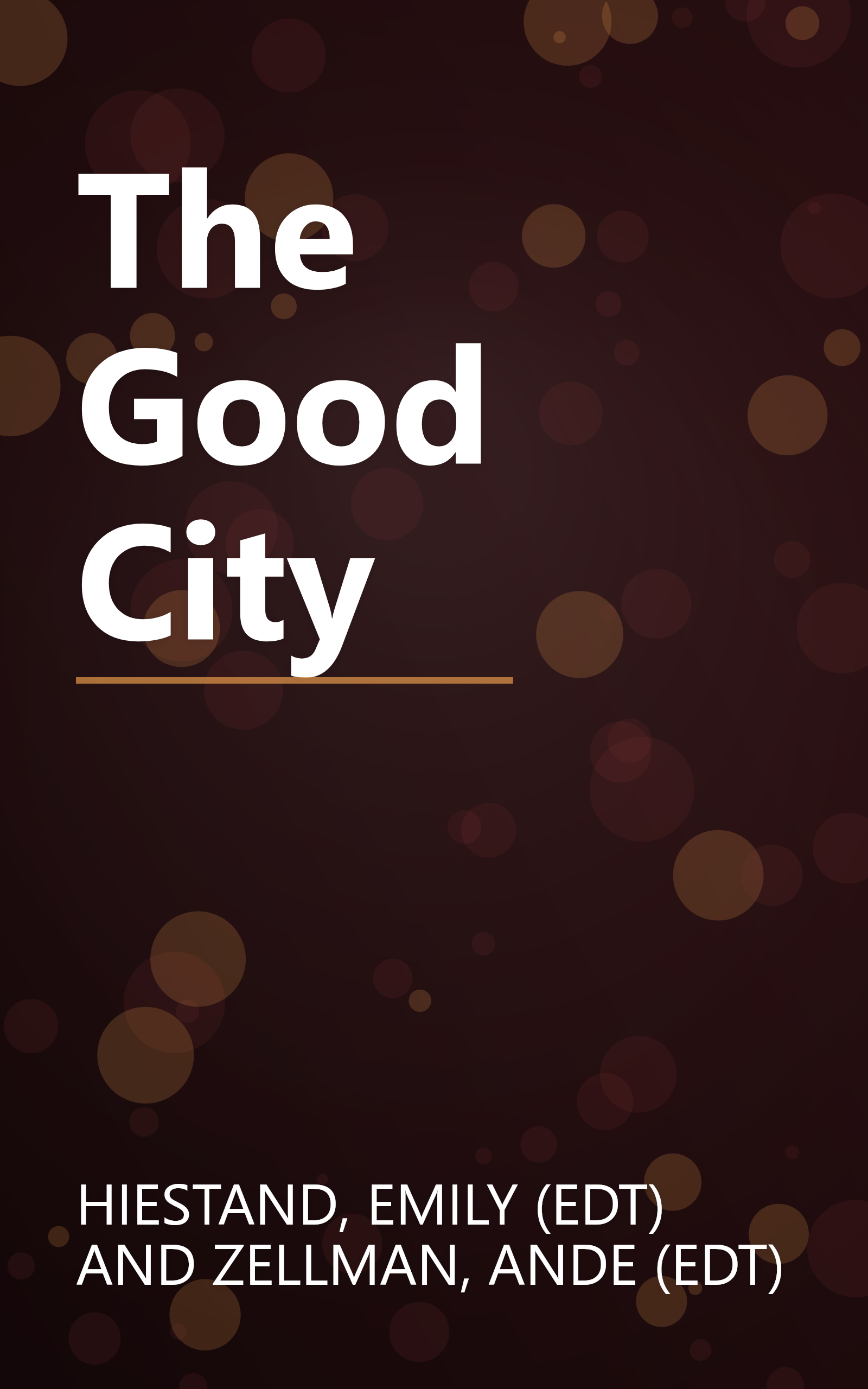 The Good City book cover