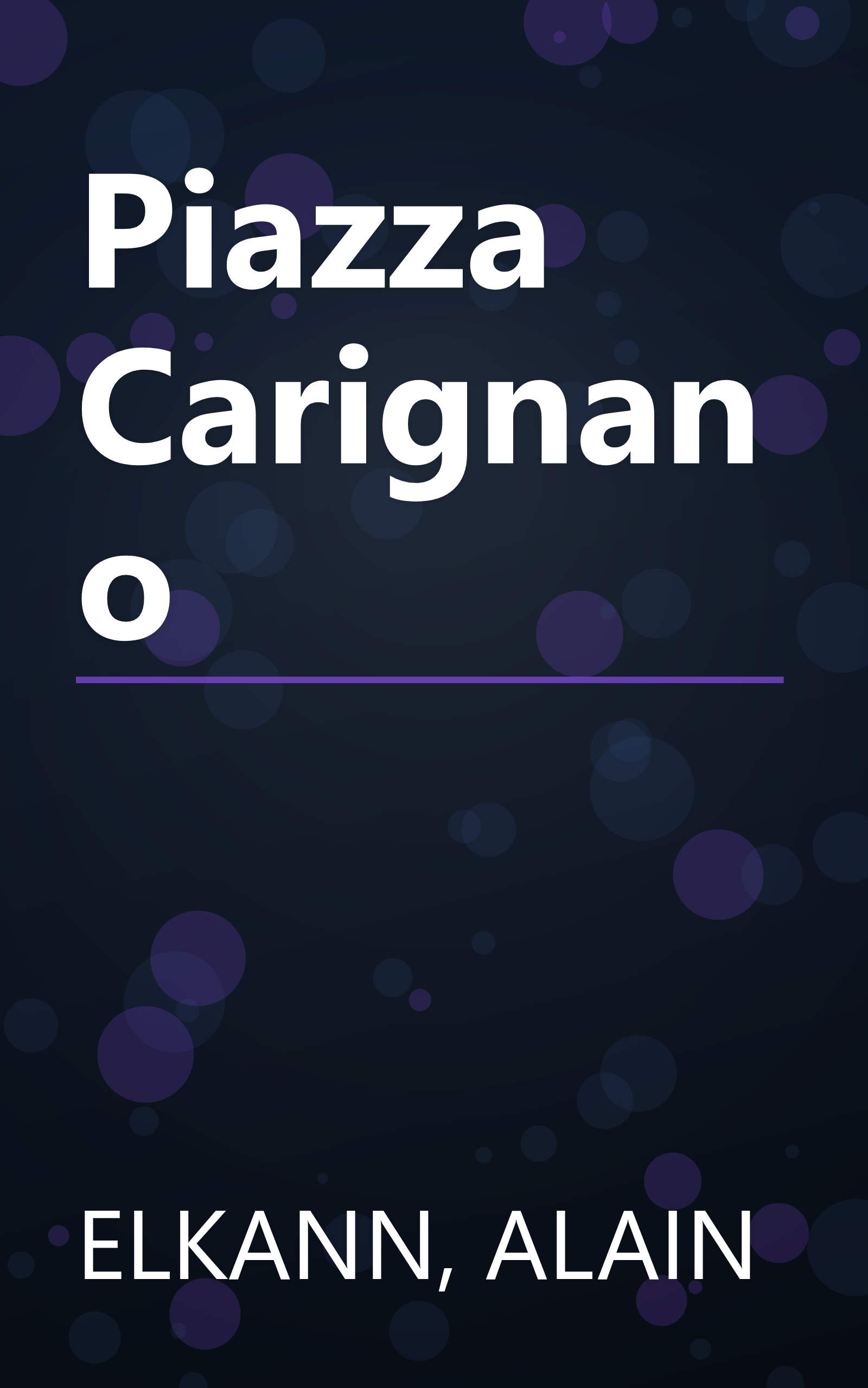 Piazza Carignano book cover