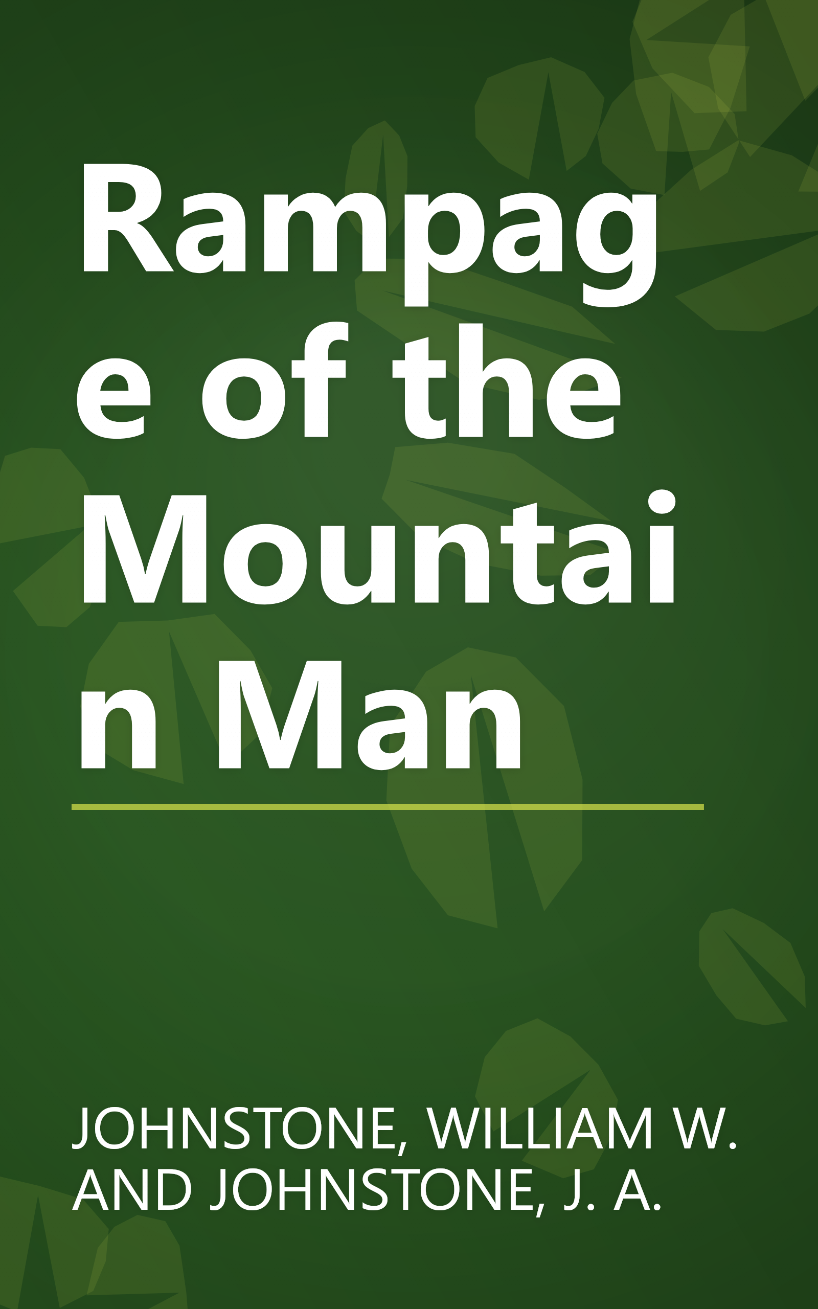 Rampage of the Mountain Man book cover