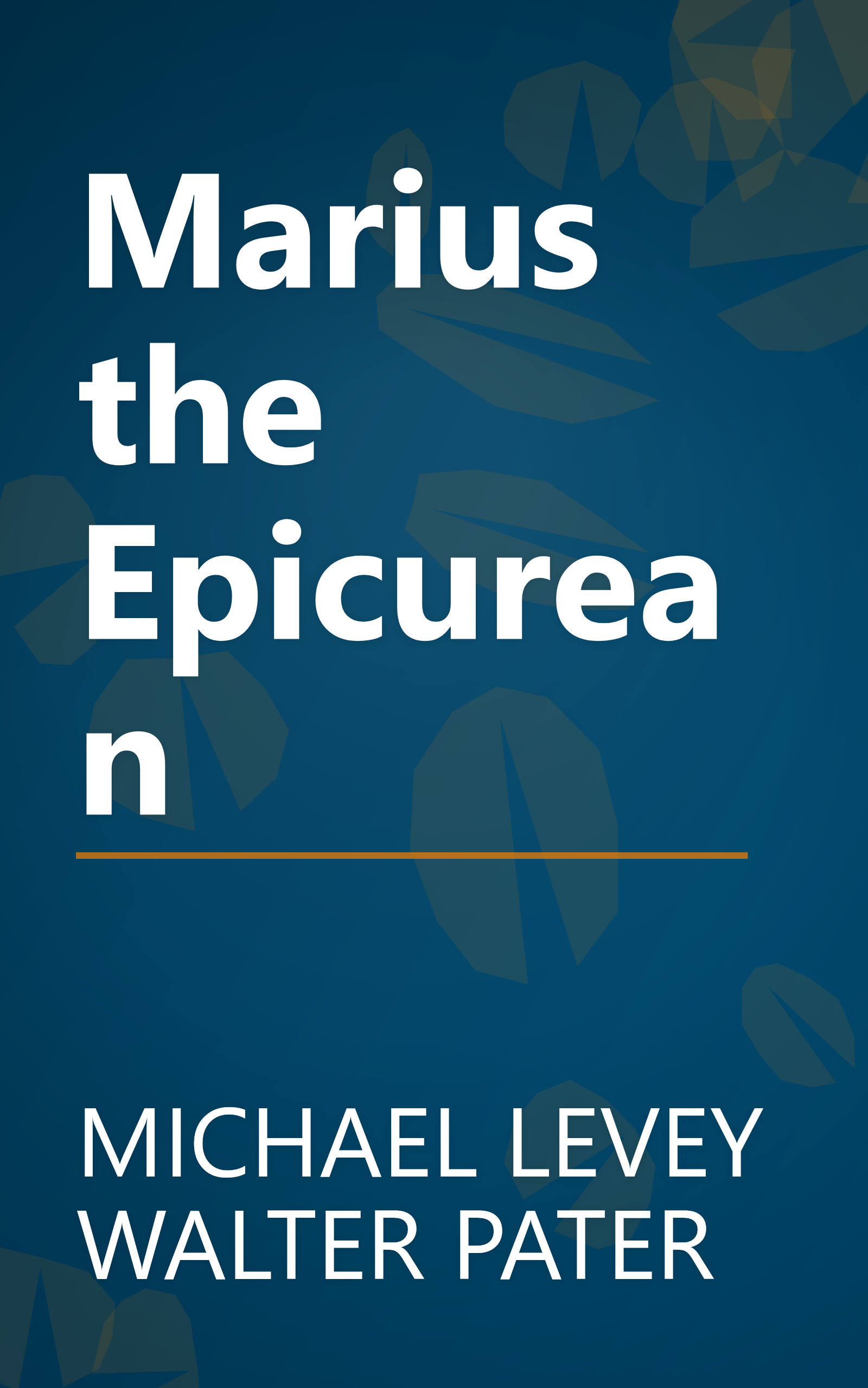 Marius the Epicurean book cover
