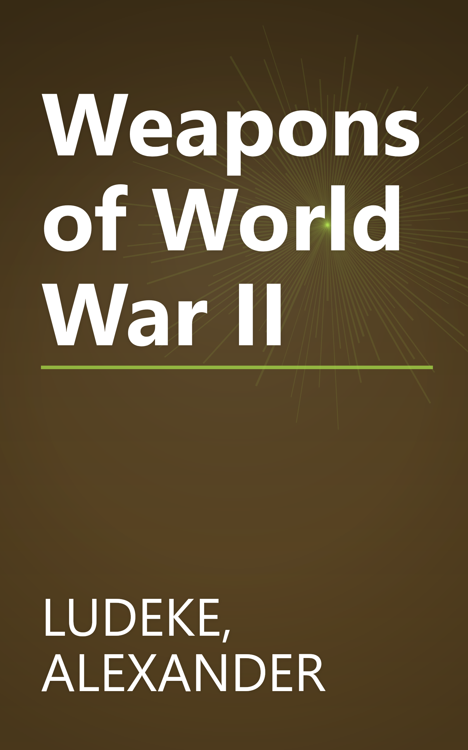 Weapons of World War II book cover