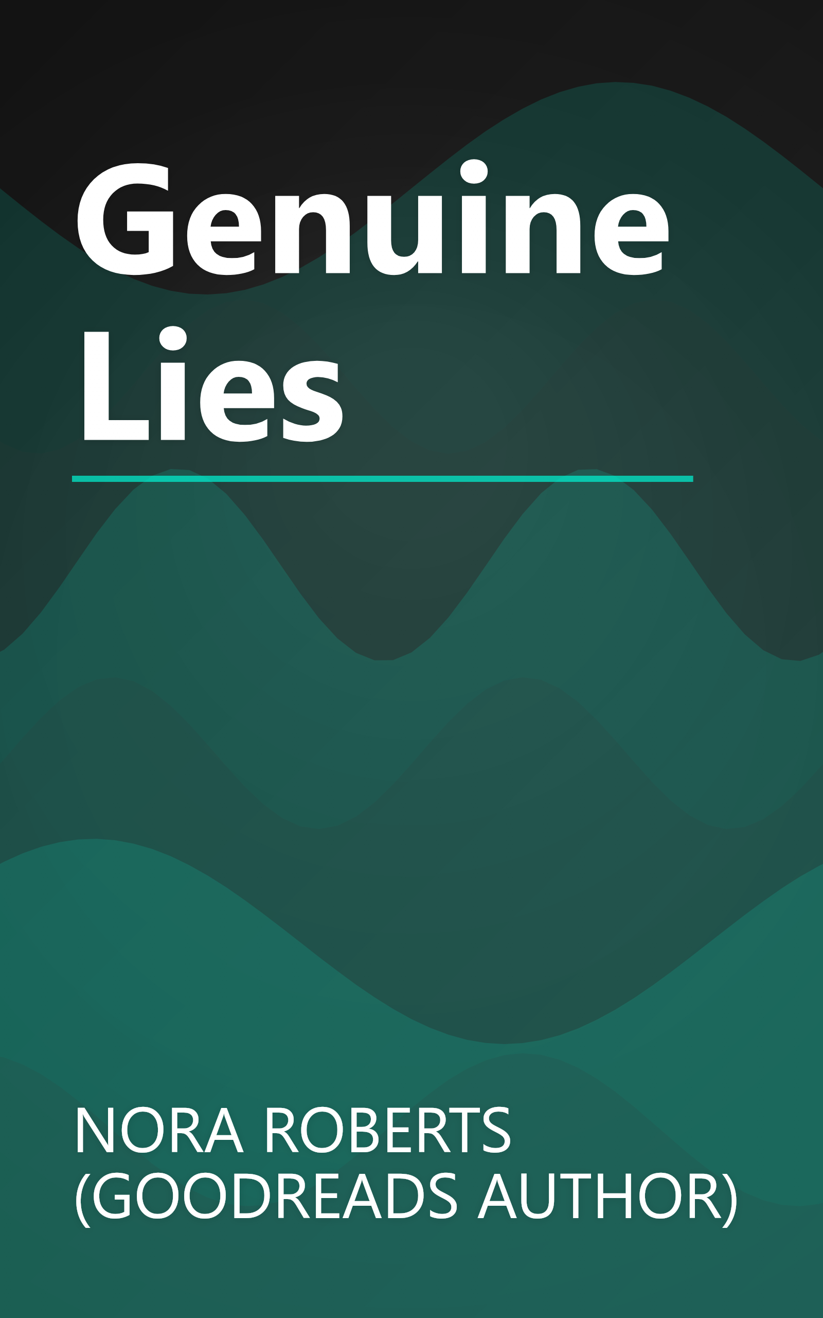 Genuine Lies book cover