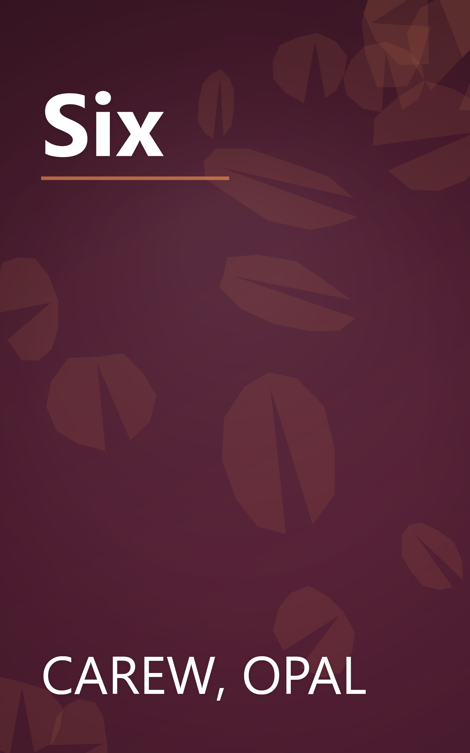Six book cover
