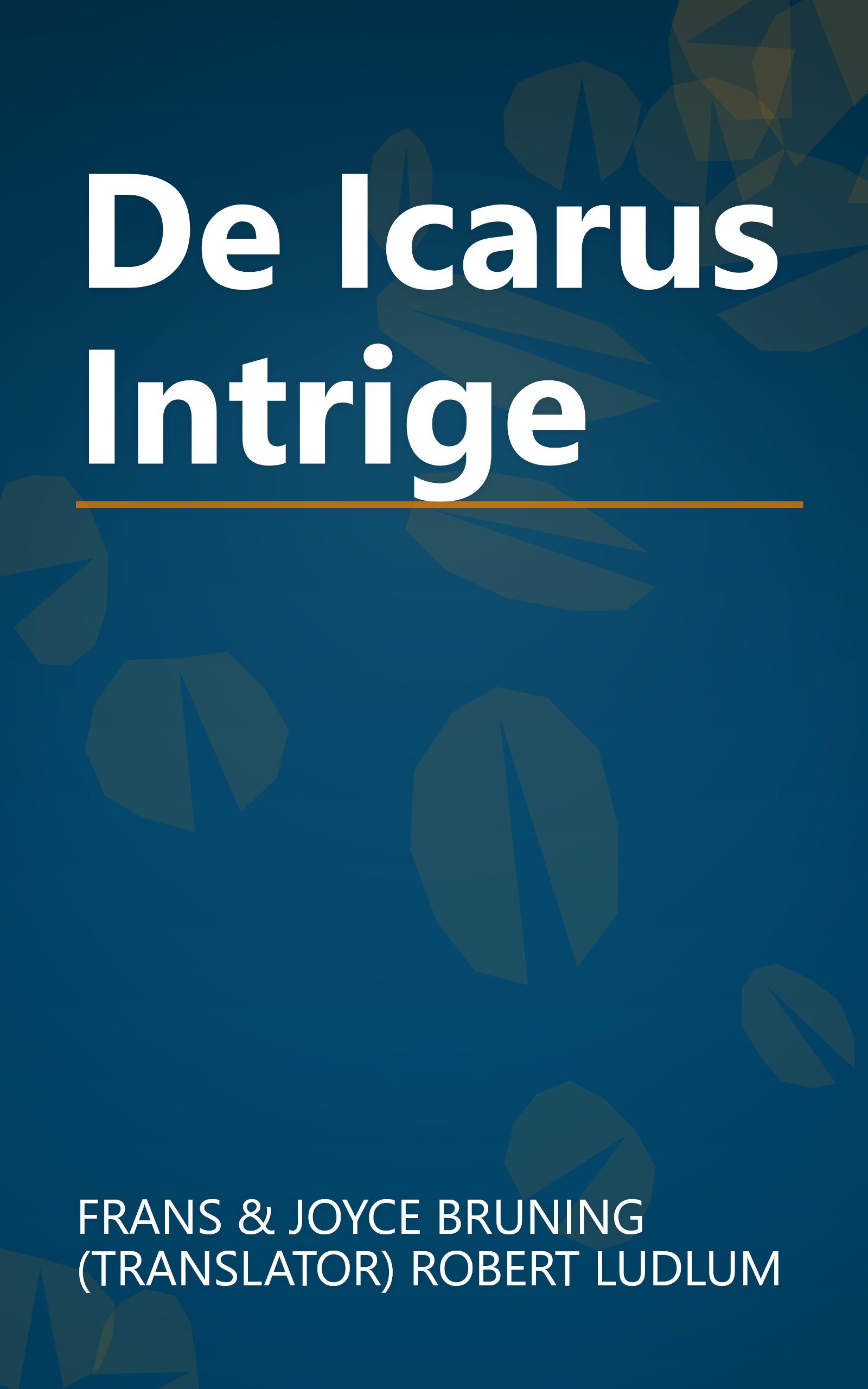 De Icarus Intrige book cover