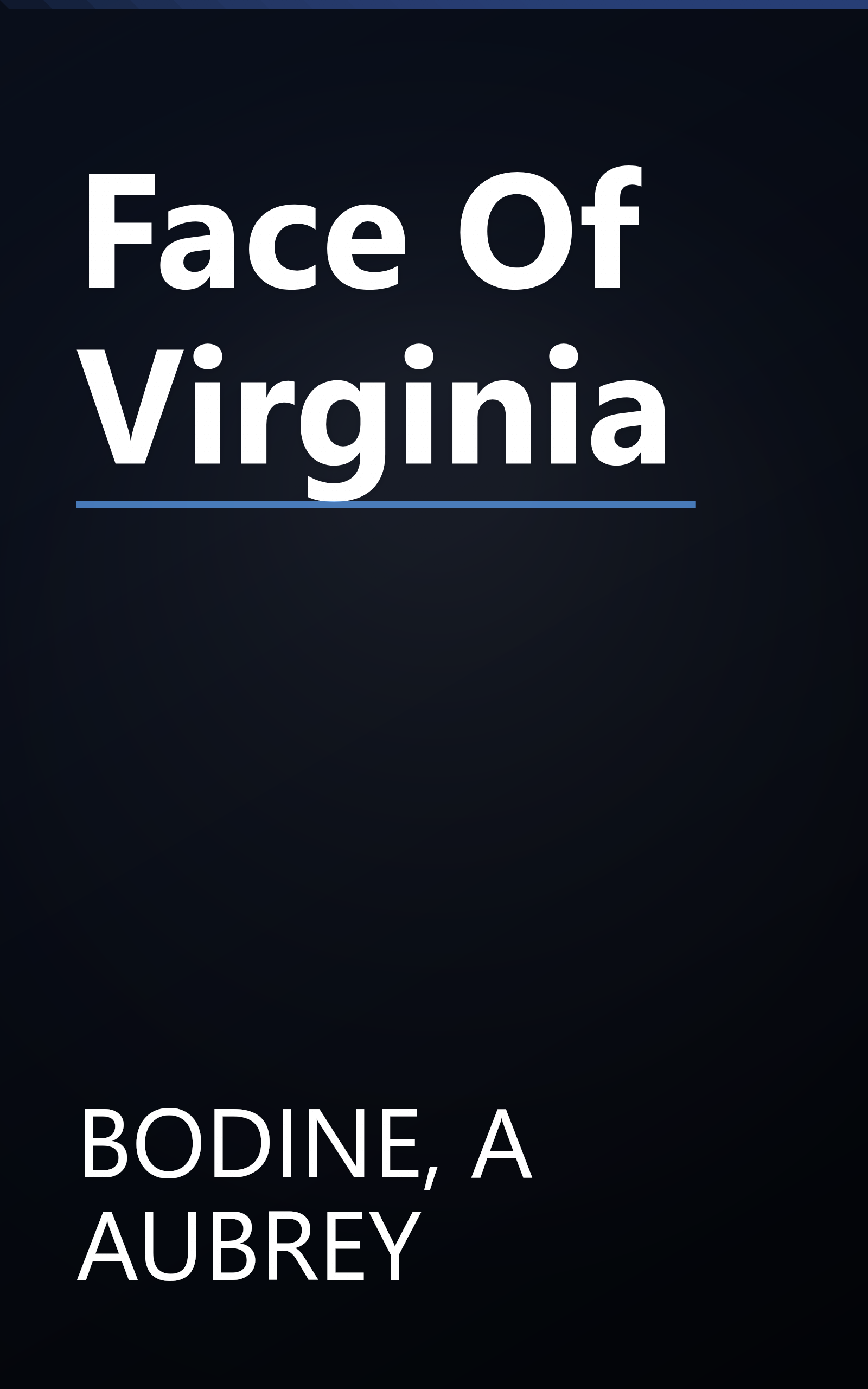 Face Of Virginia book cover