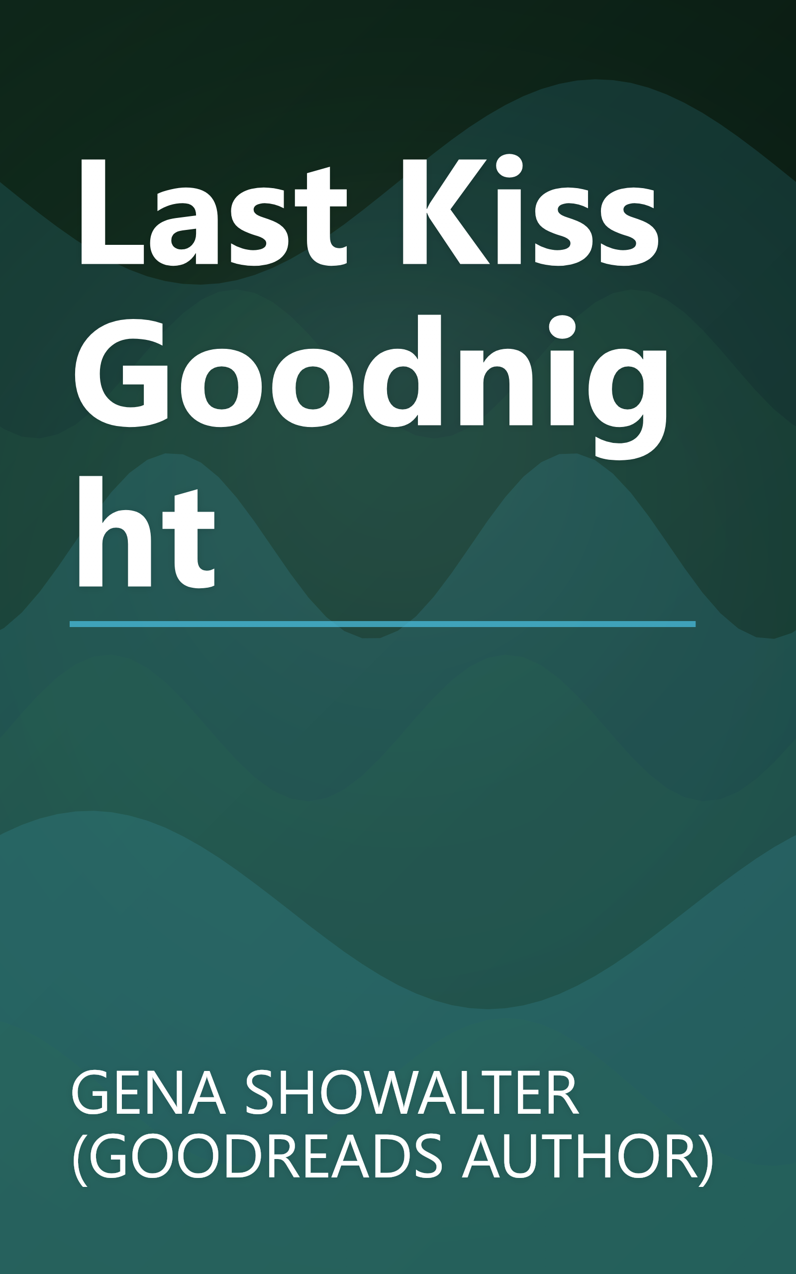 Last Kiss Goodnight book cover