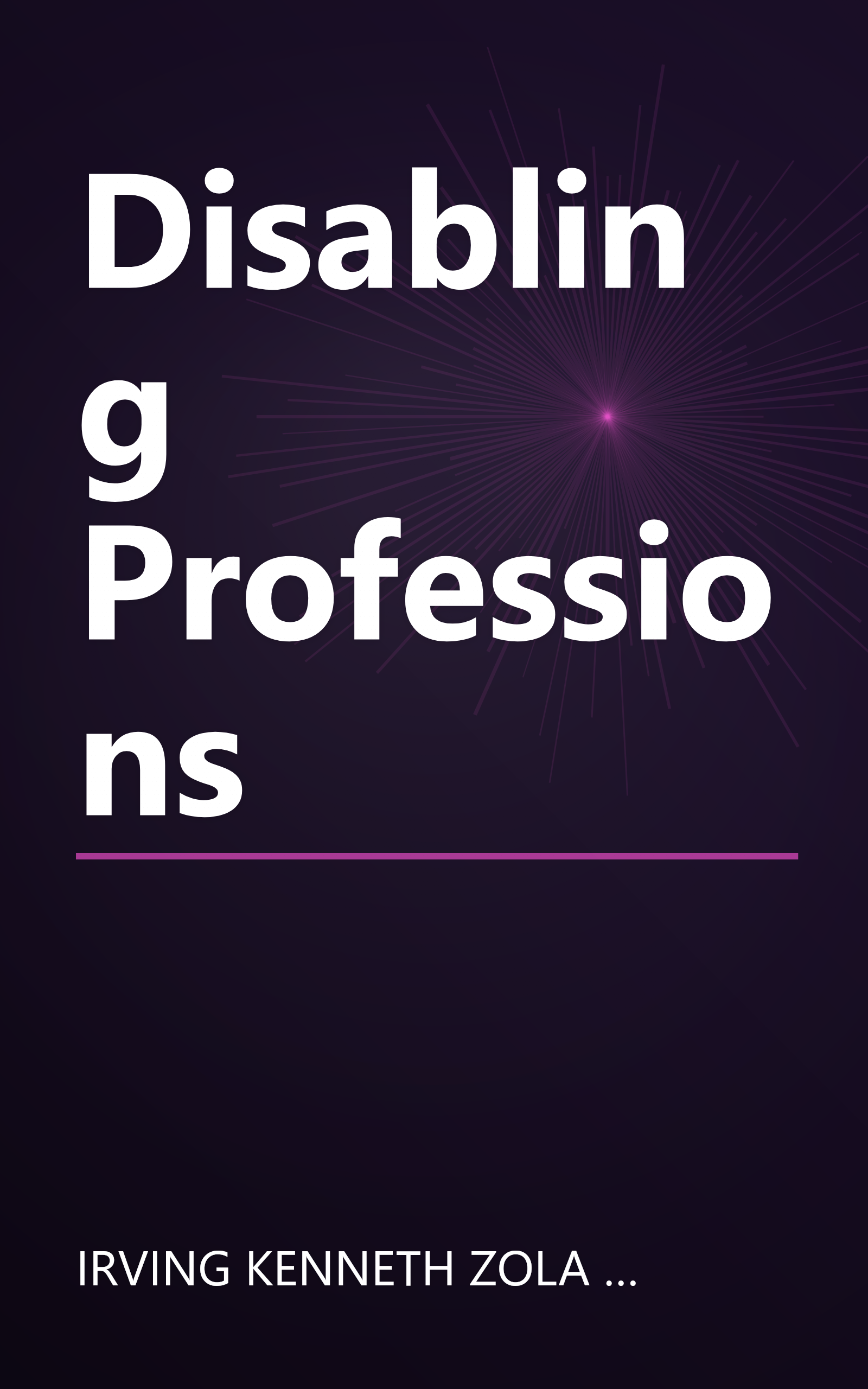 Disabling Professions book cover
