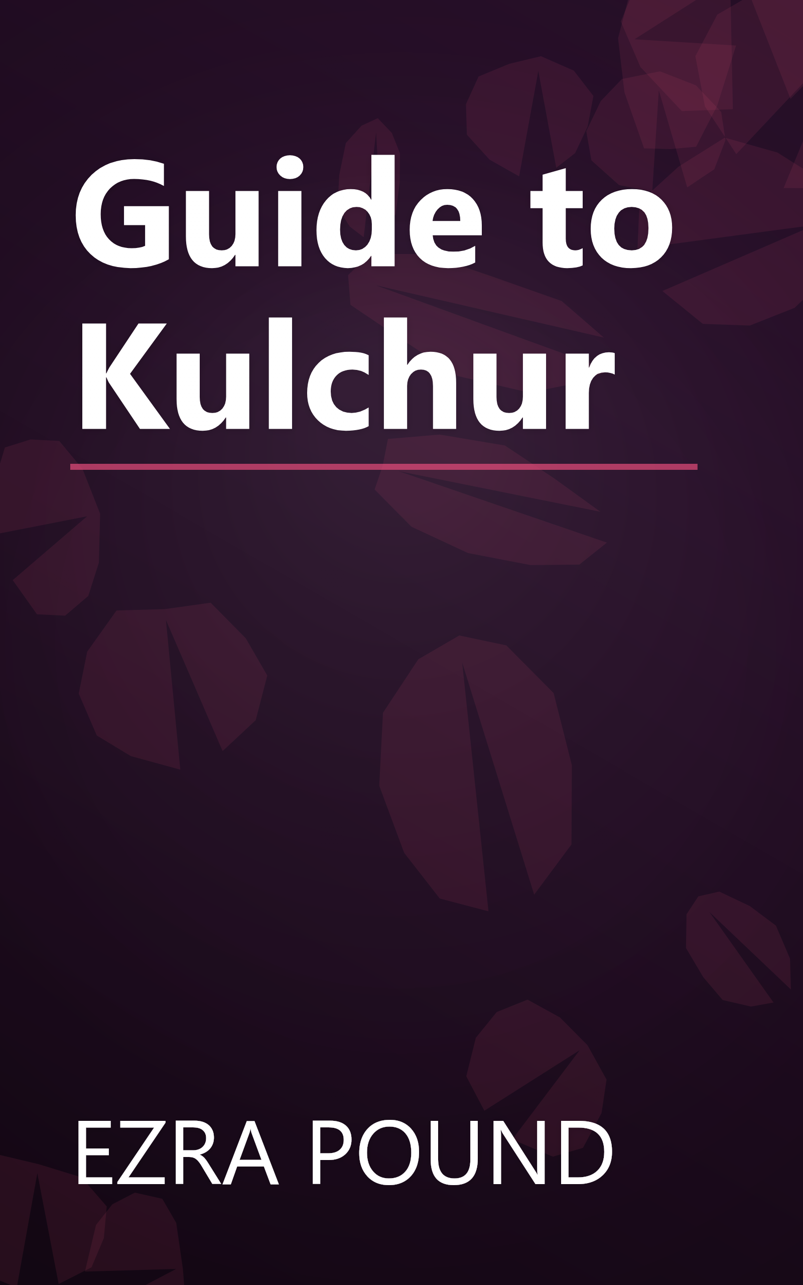 Guide to Kulchur book cover