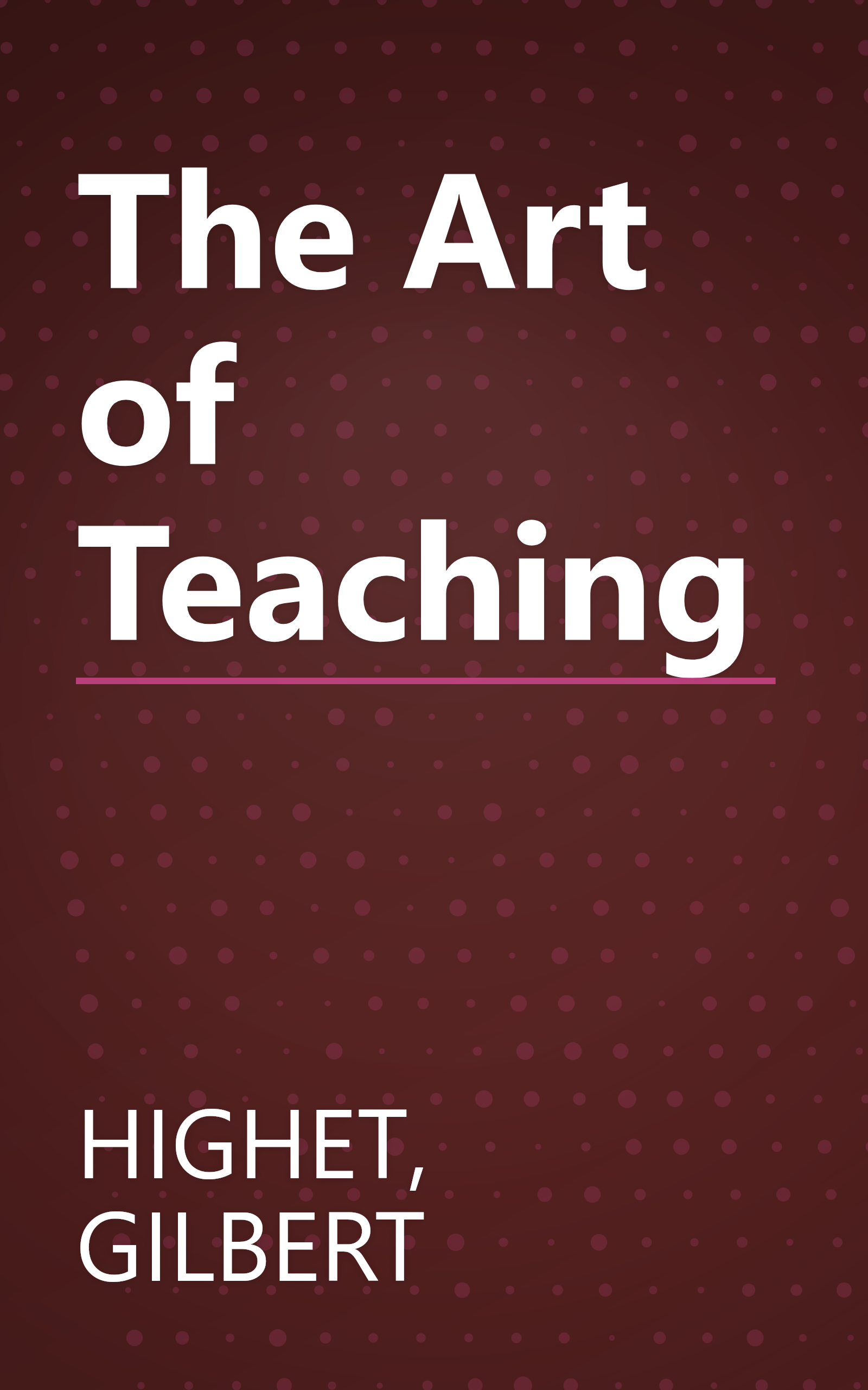 The Art of Teaching book cover