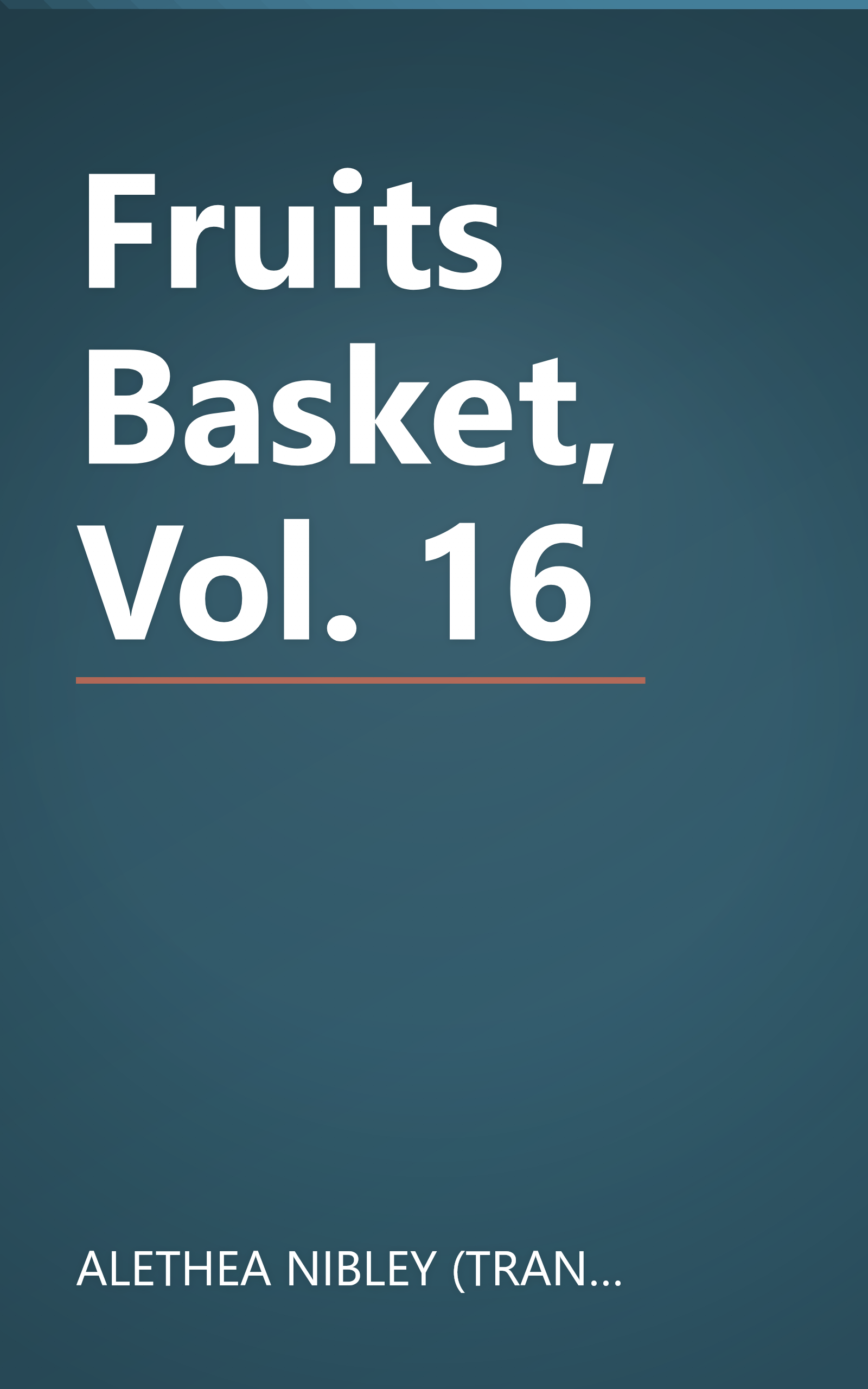 Fruits Basket, Vol. 16 book cover