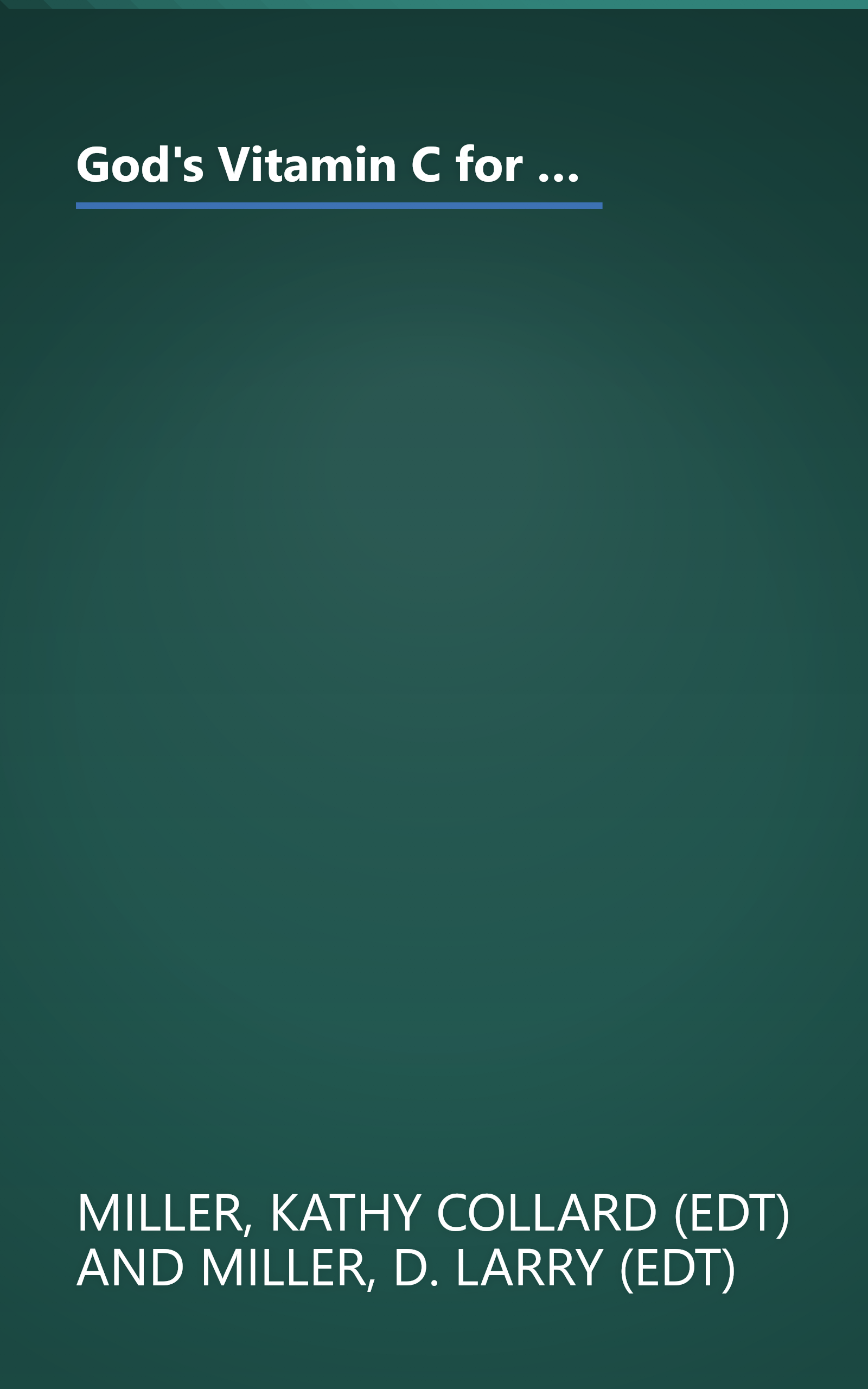 God's Vitamin C for the Christmas Spirit: Tug-at-the-Heart Traditions and Inspirations to Warm the Heart book cover