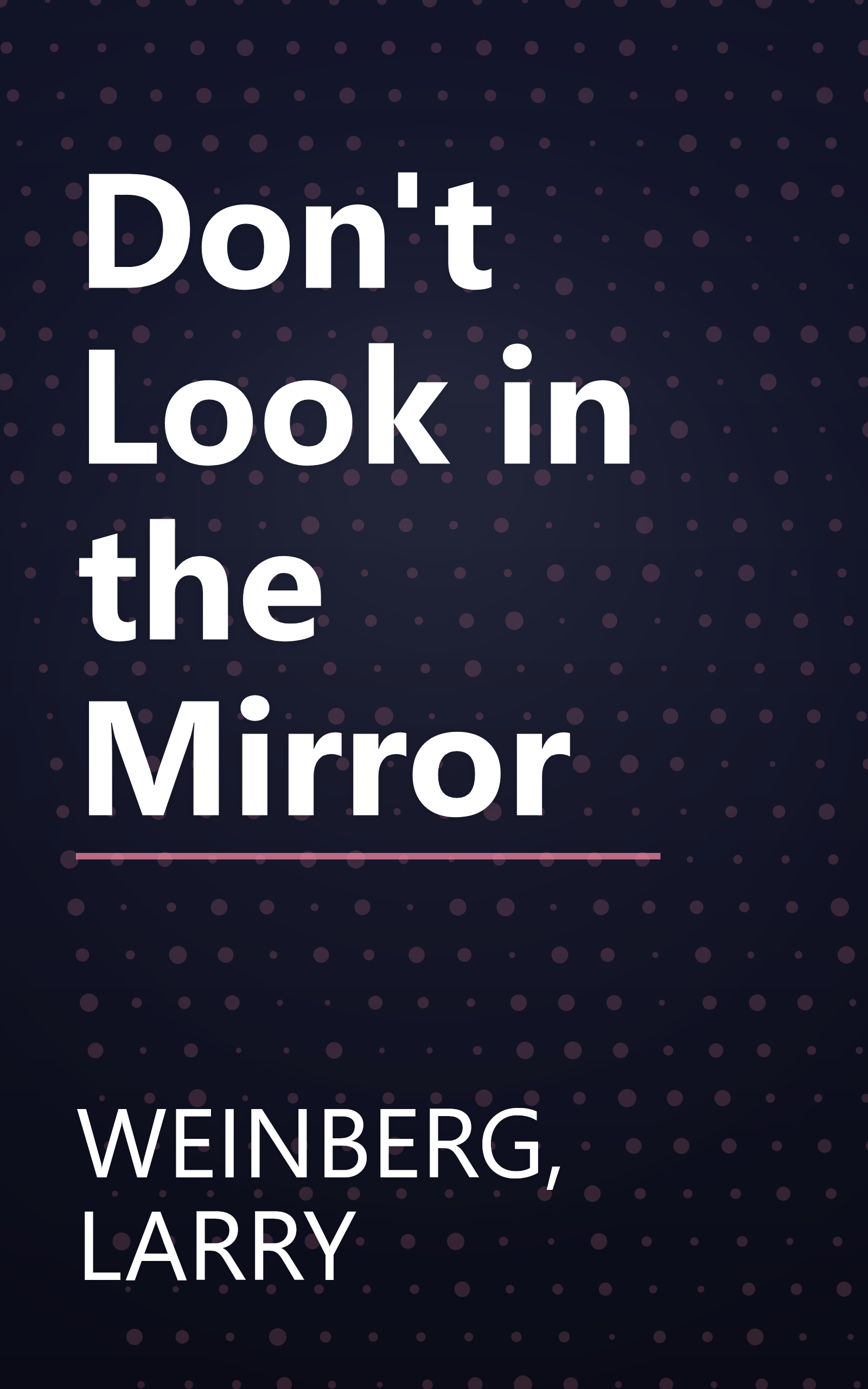 Don't Look in the Mirror book cover
