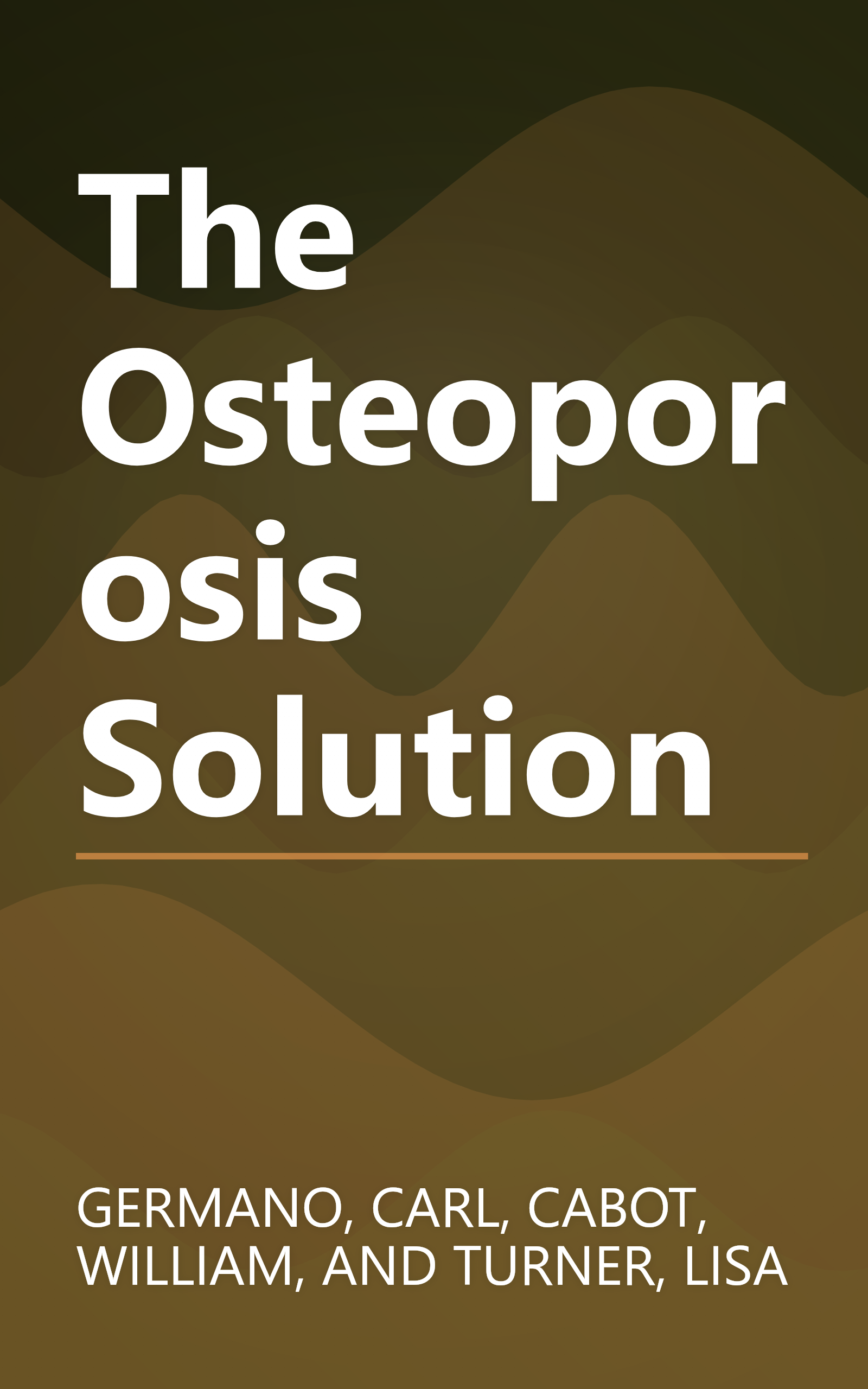 The Osteoporosis Solution book cover