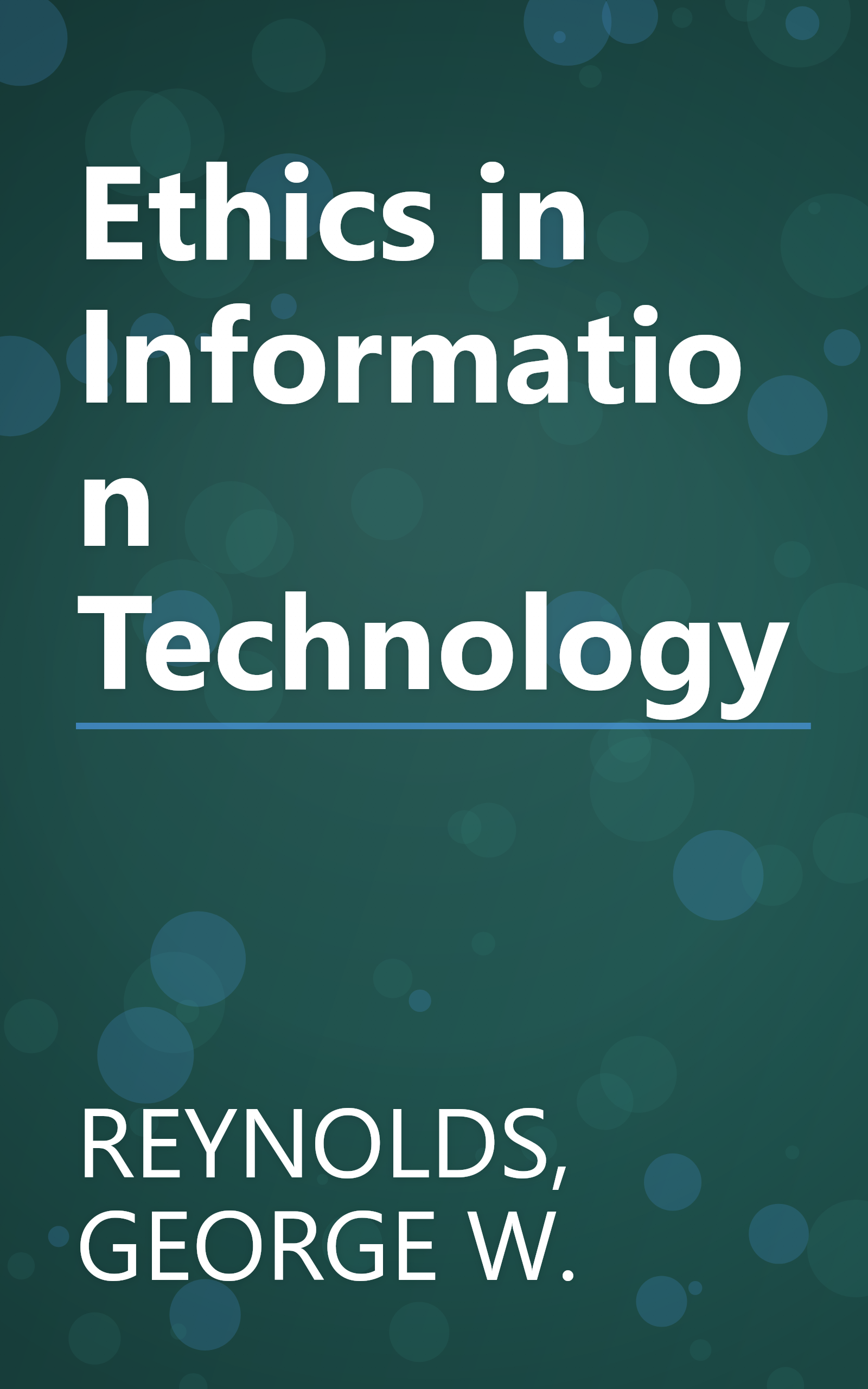 Ethics in Information Technology book cover