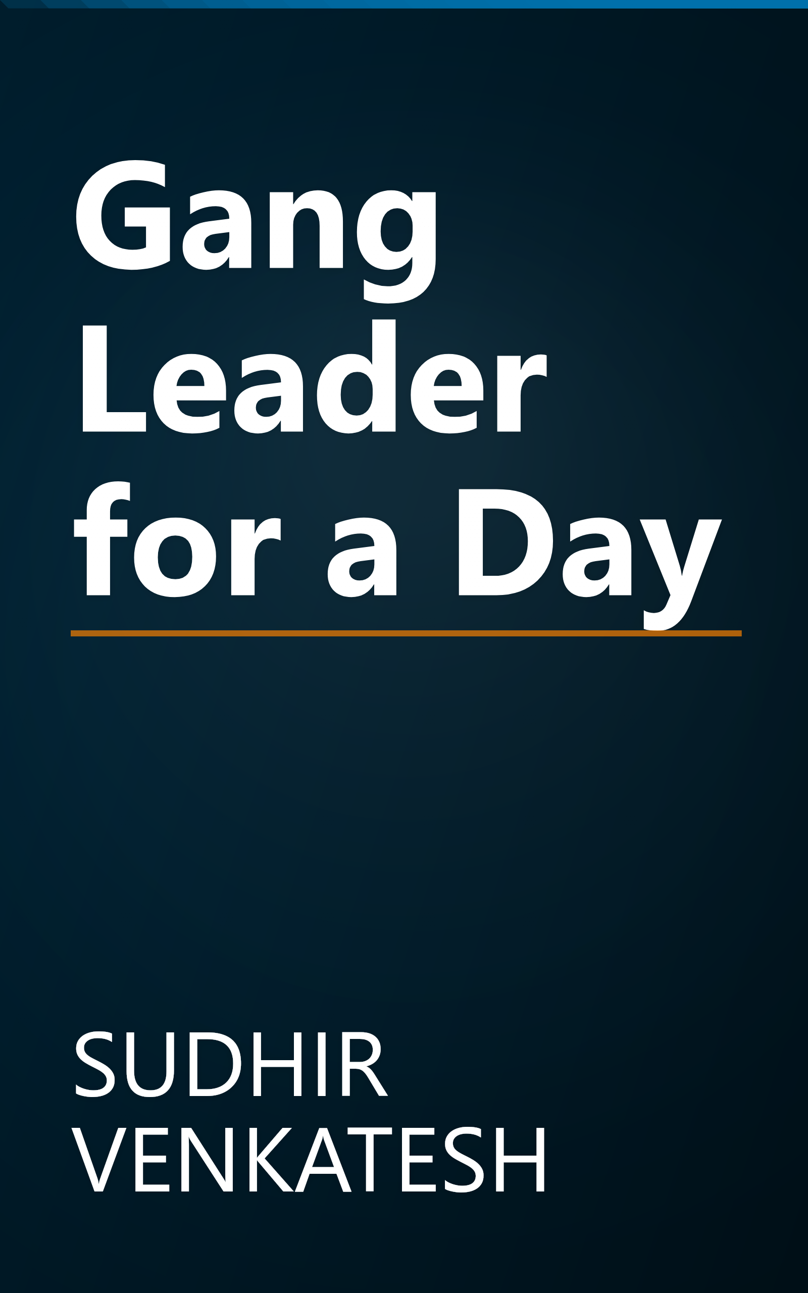 Gang Leader for a Day book cover