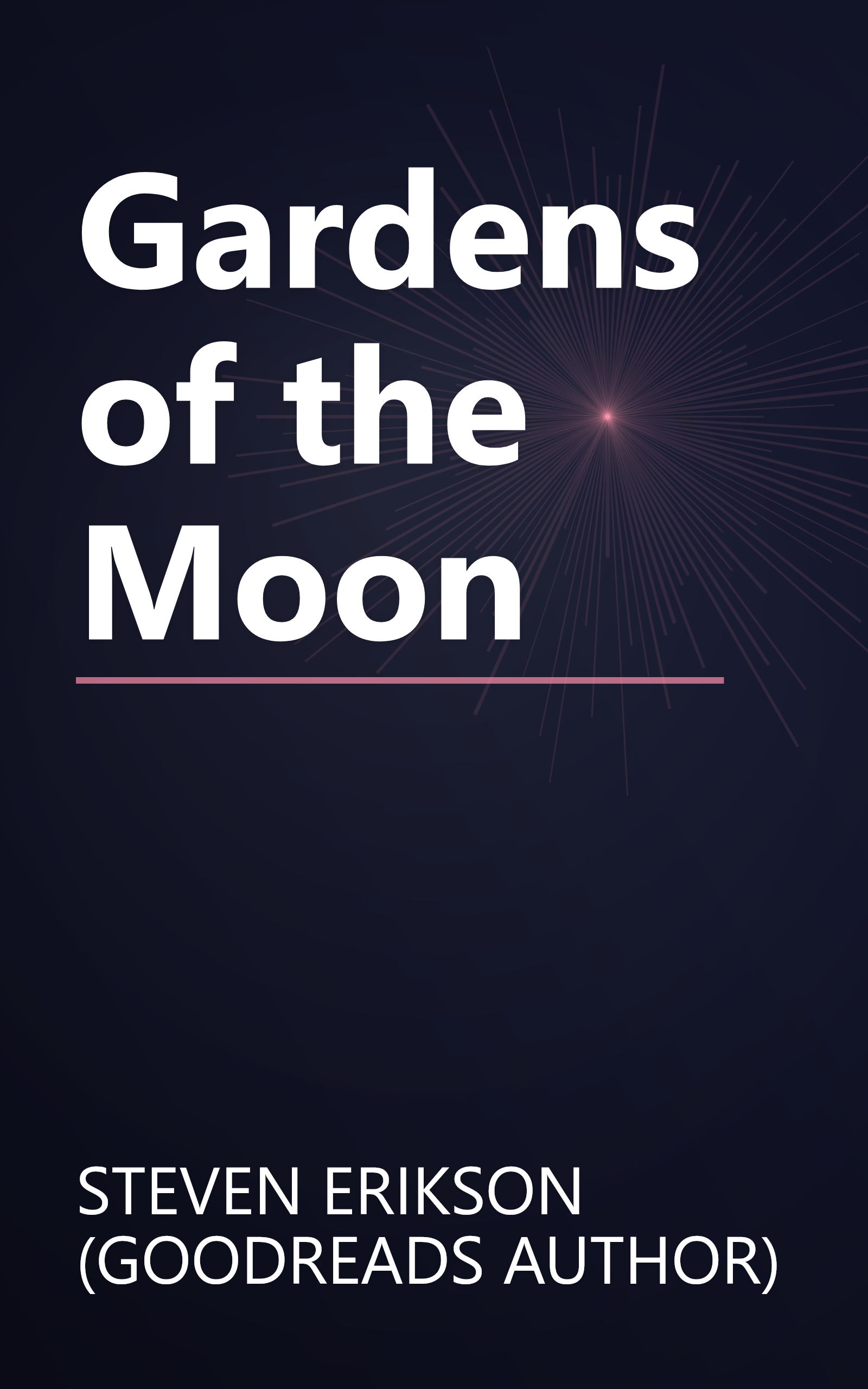 Gardens of the Moon book cover