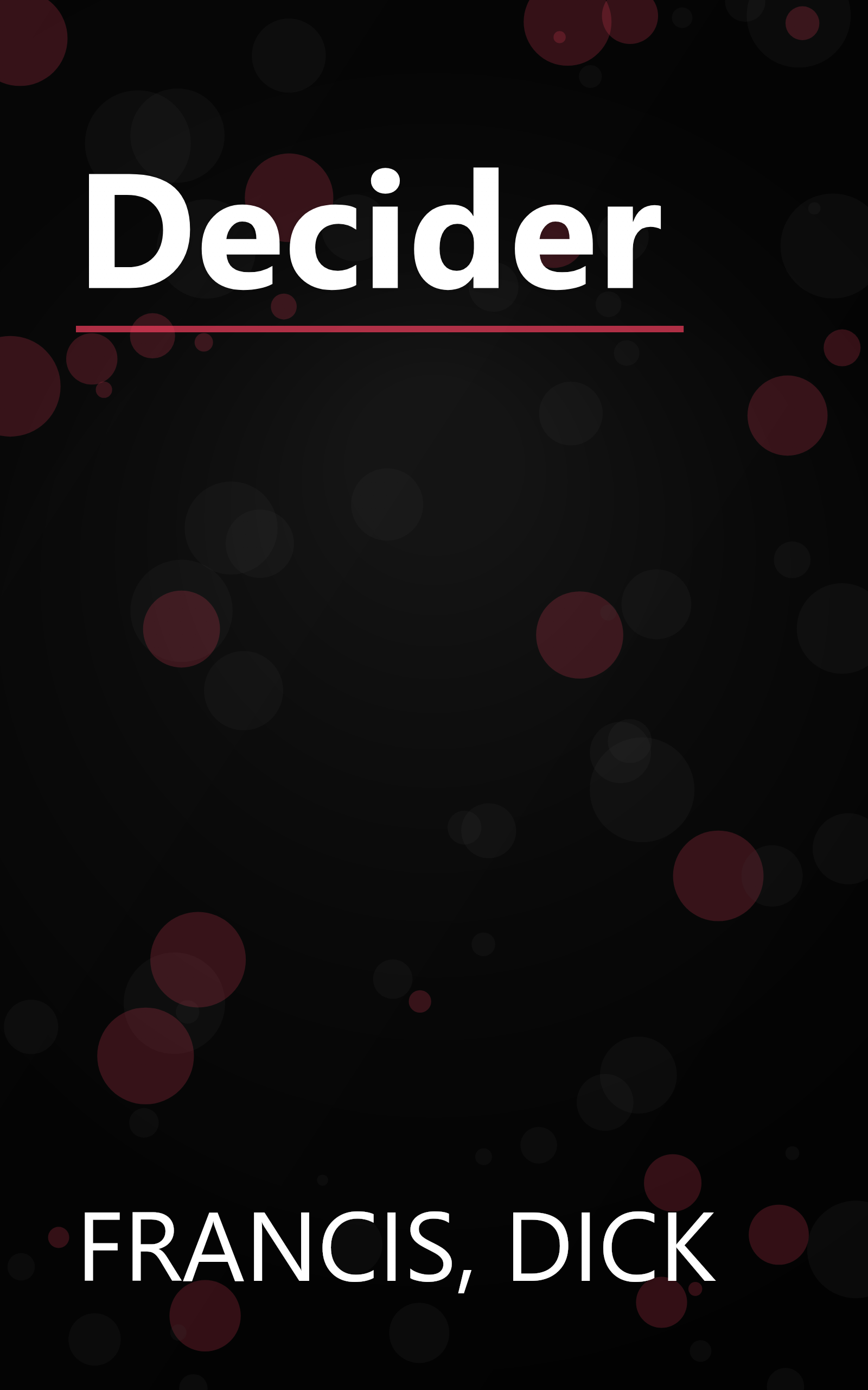 Decider book cover