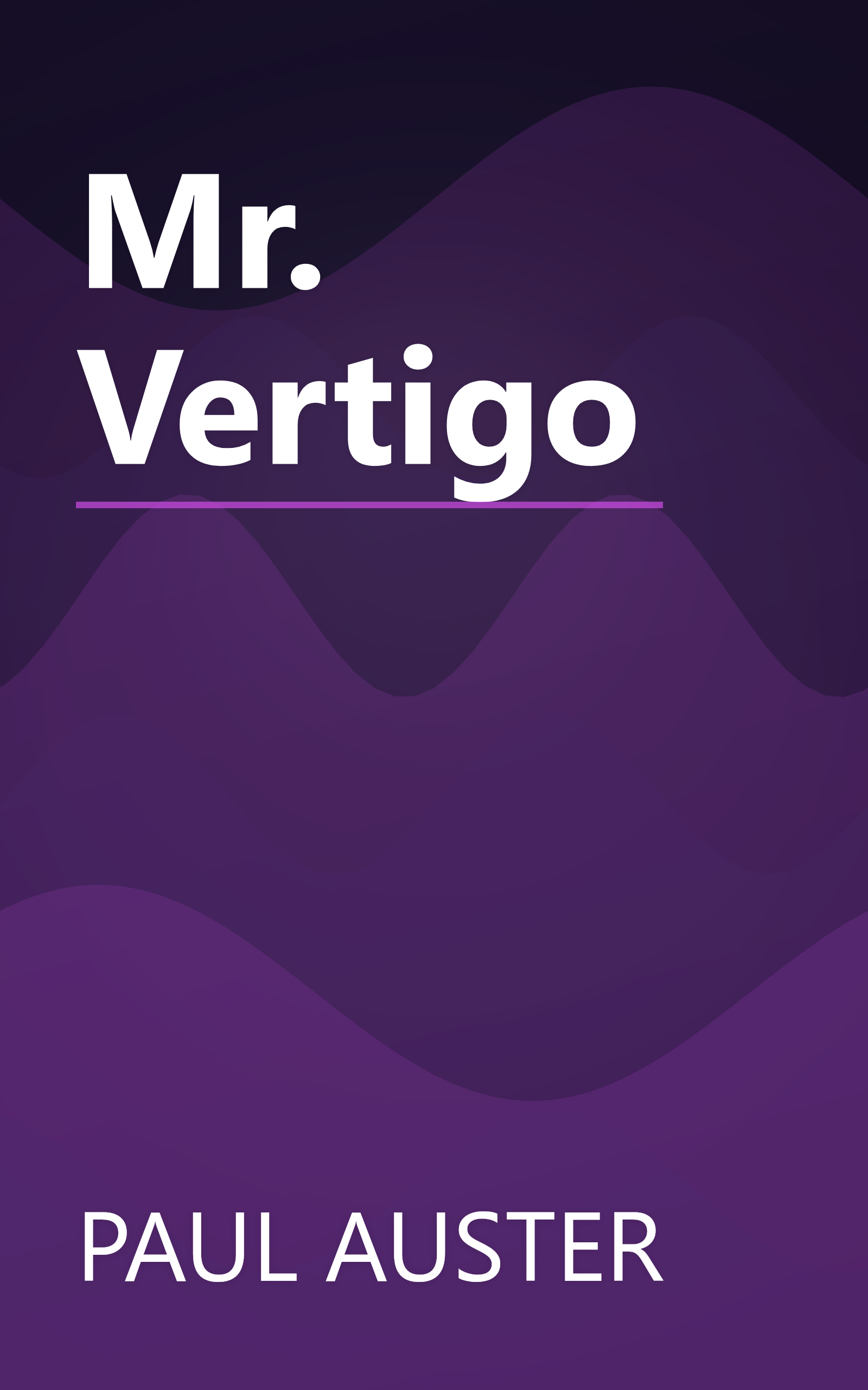 Mr. Vertigo book cover