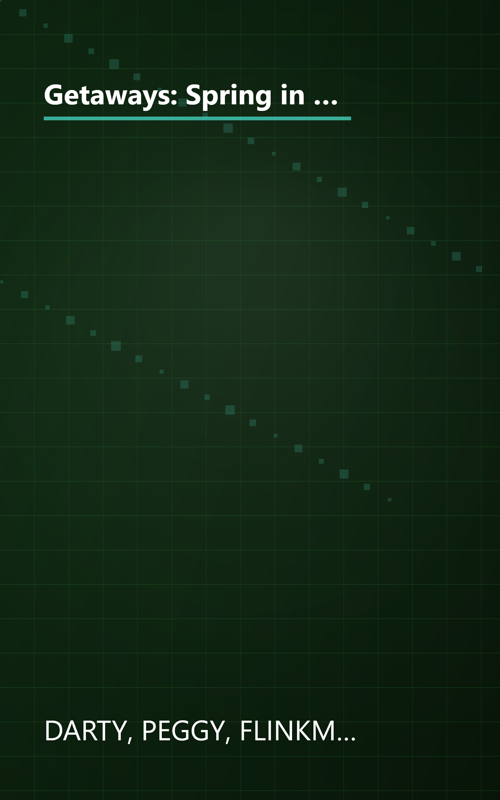 Getaways: Spring in Paris/Wall of Stone/River Runners/Sudden Showers (Inspirational Romance Collection) book cover