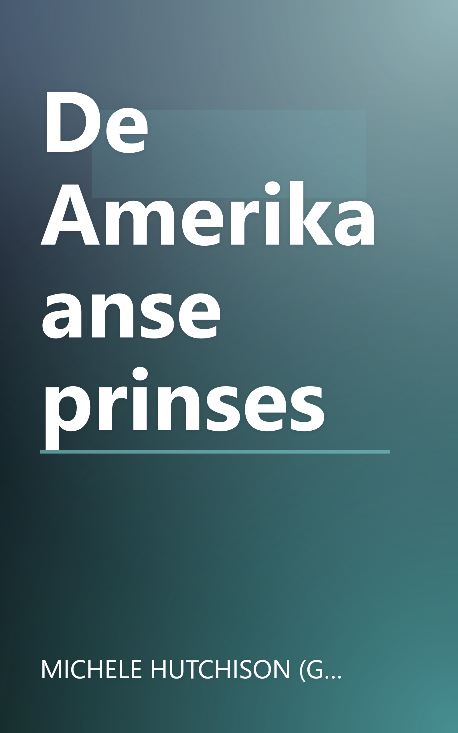 De Amerikaanse prinses book cover