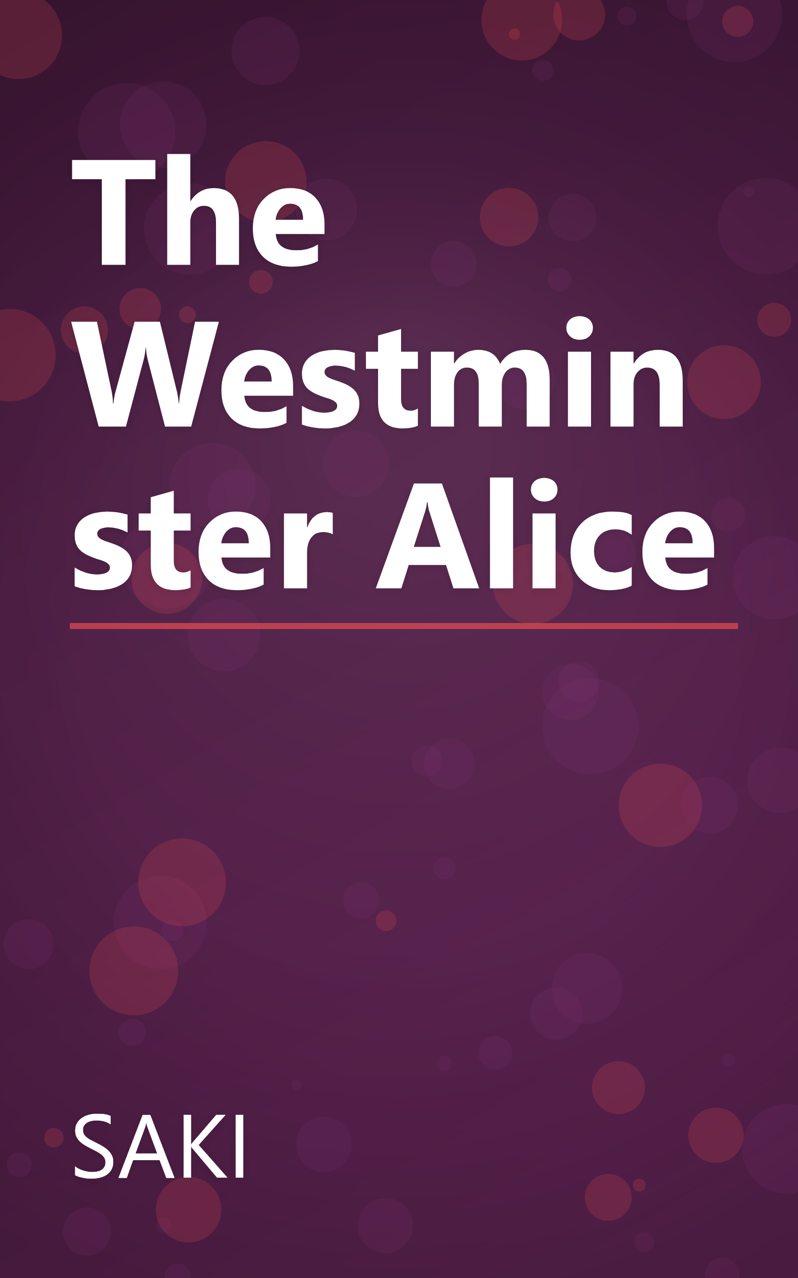 The Westminster Alice book cover