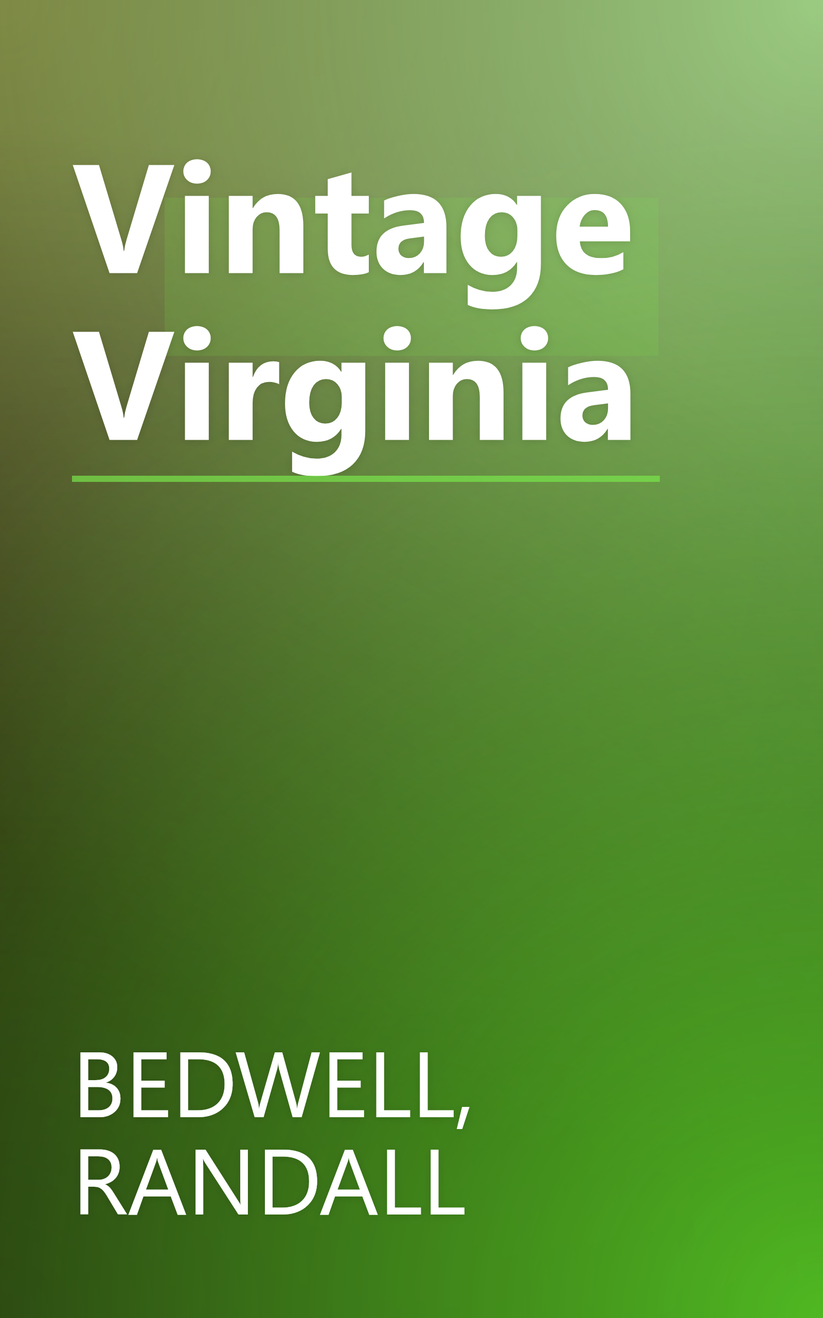 Vintage Virginia book cover