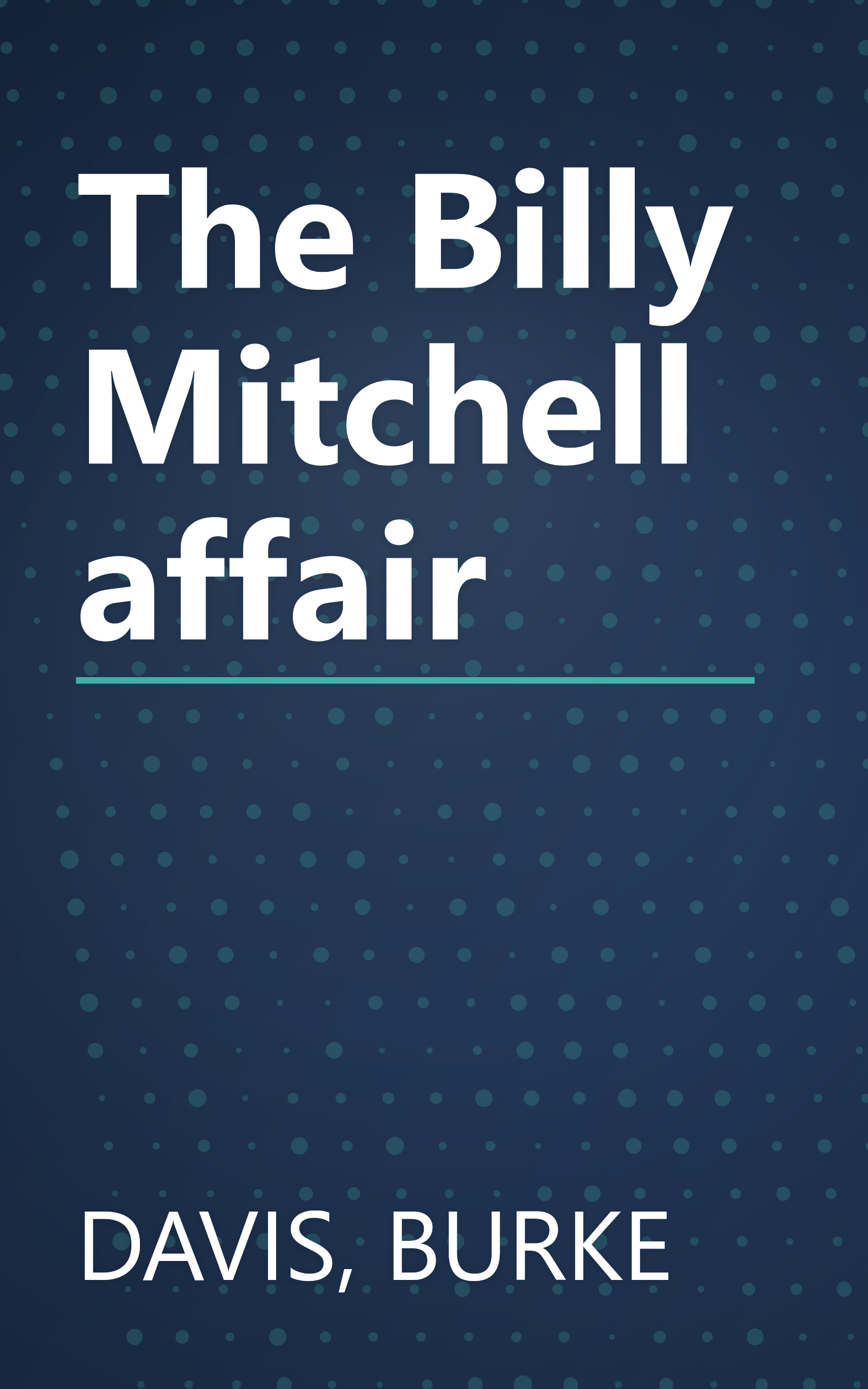 The Billy Mitchell affair book cover