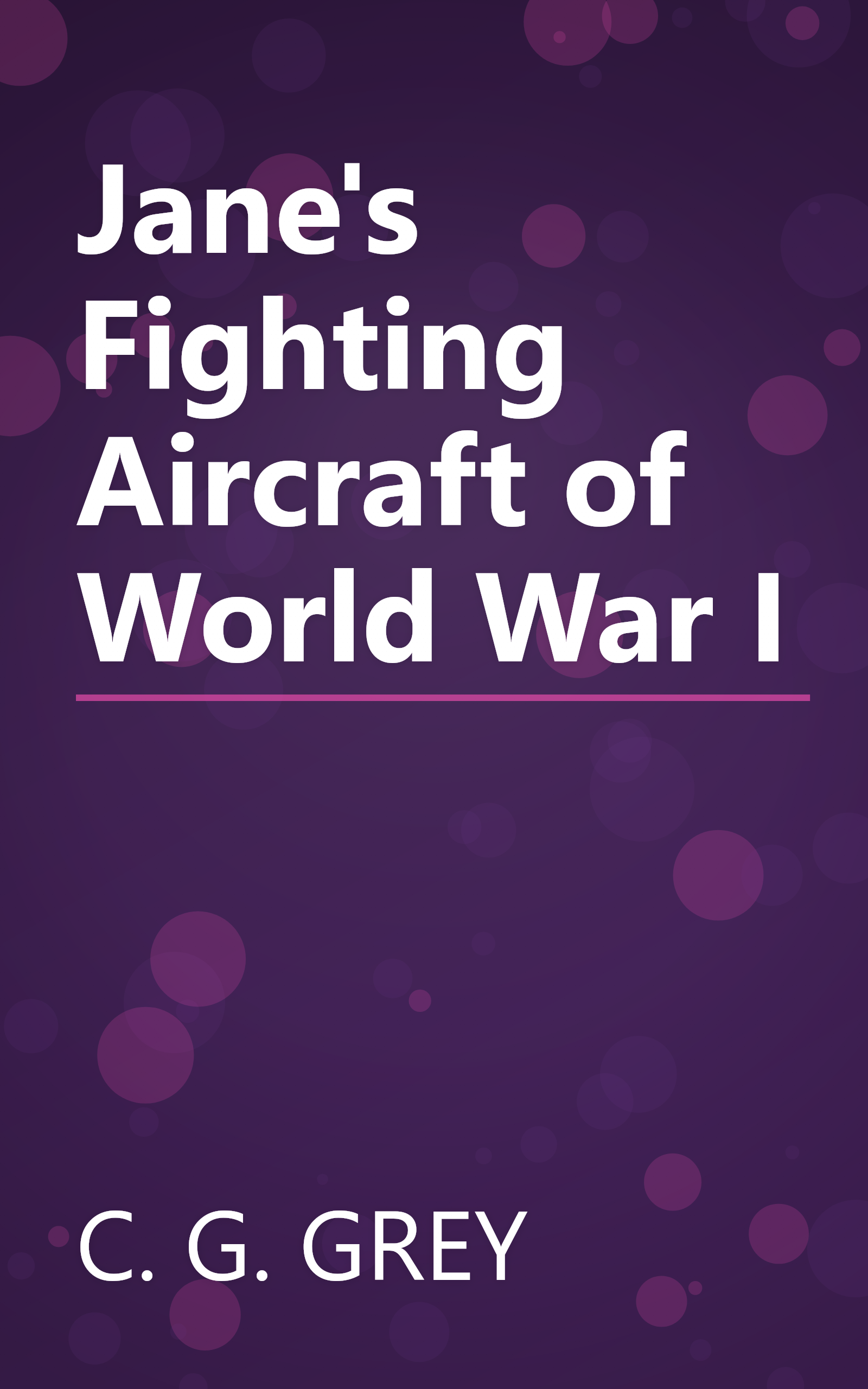 Jane's Fighting Aircraft of World War I book cover