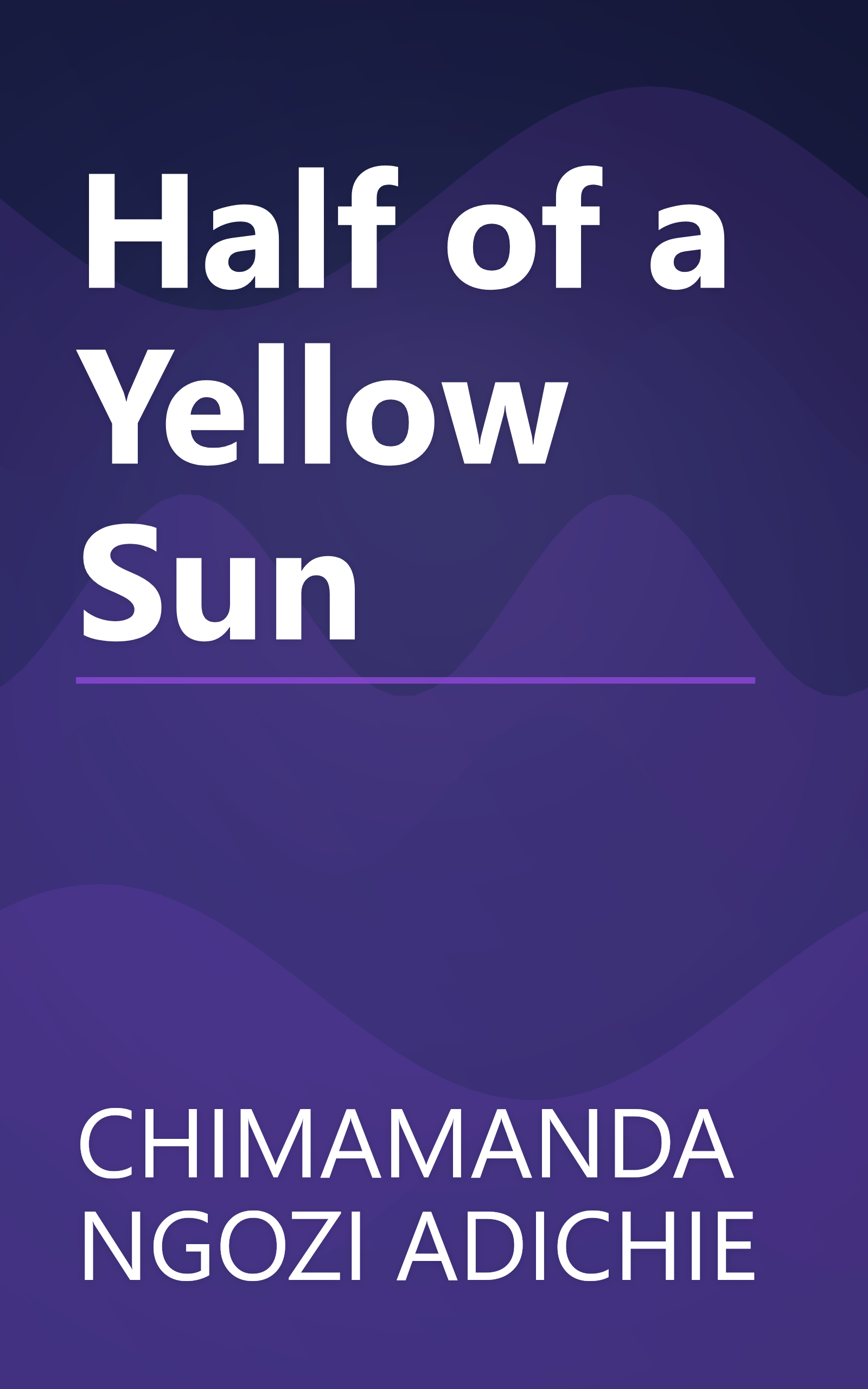 Half of a Yellow Sun book cover