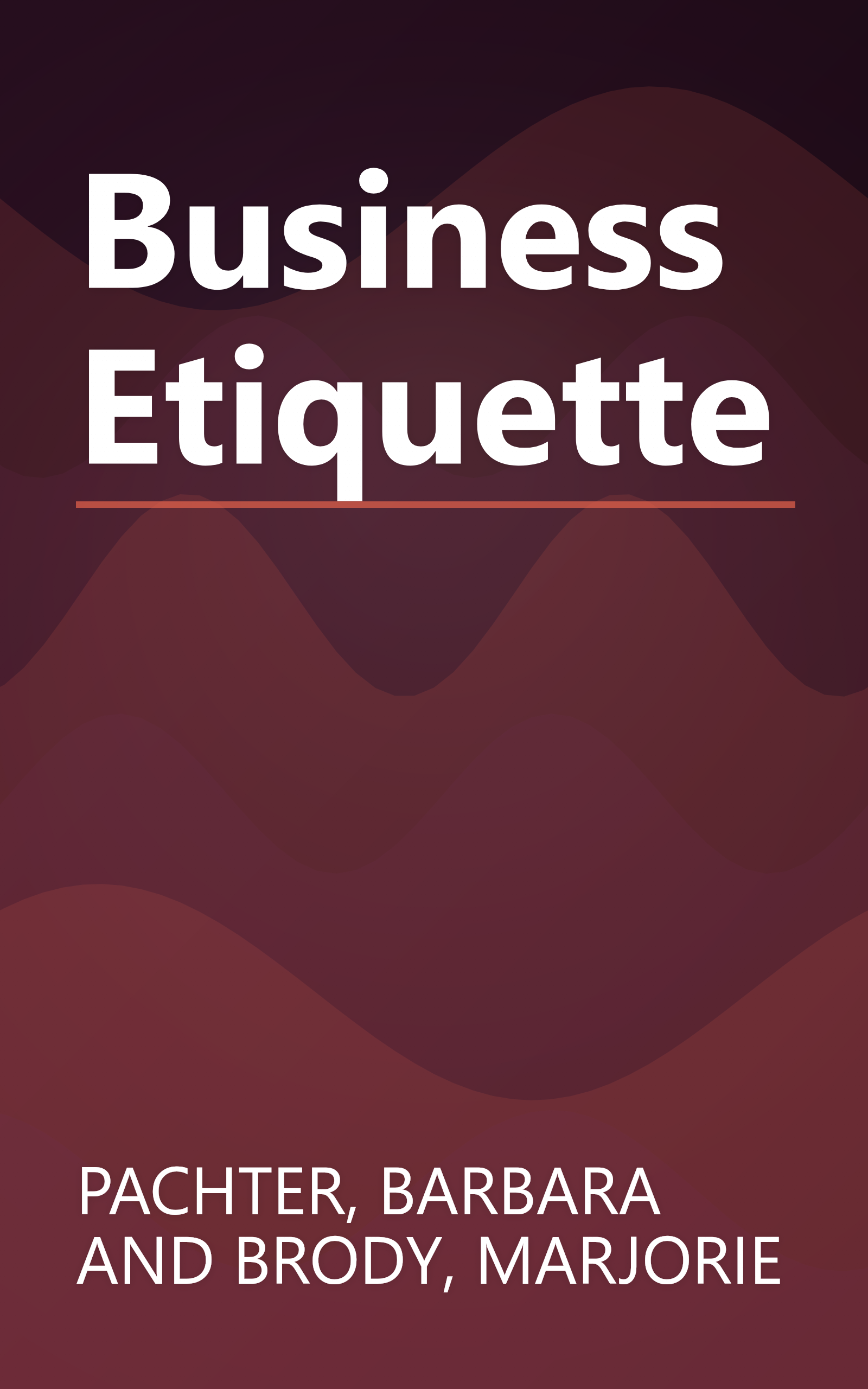 Business Etiquette book cover
