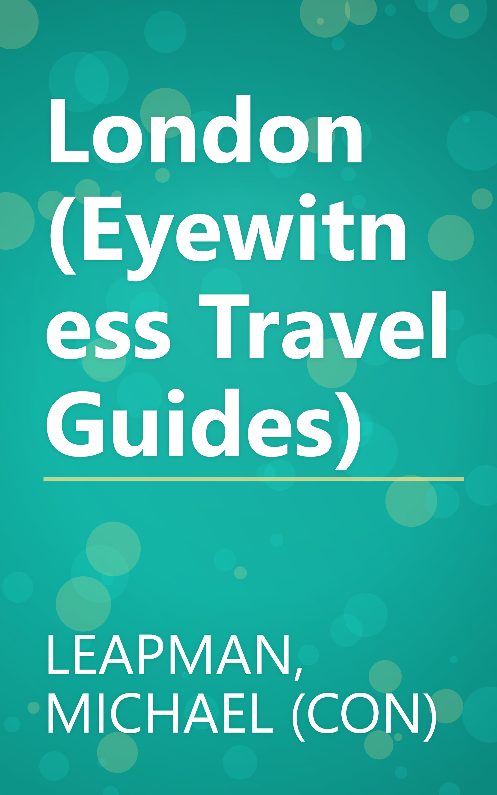 London (Eyewitness Travel Guides) book cover