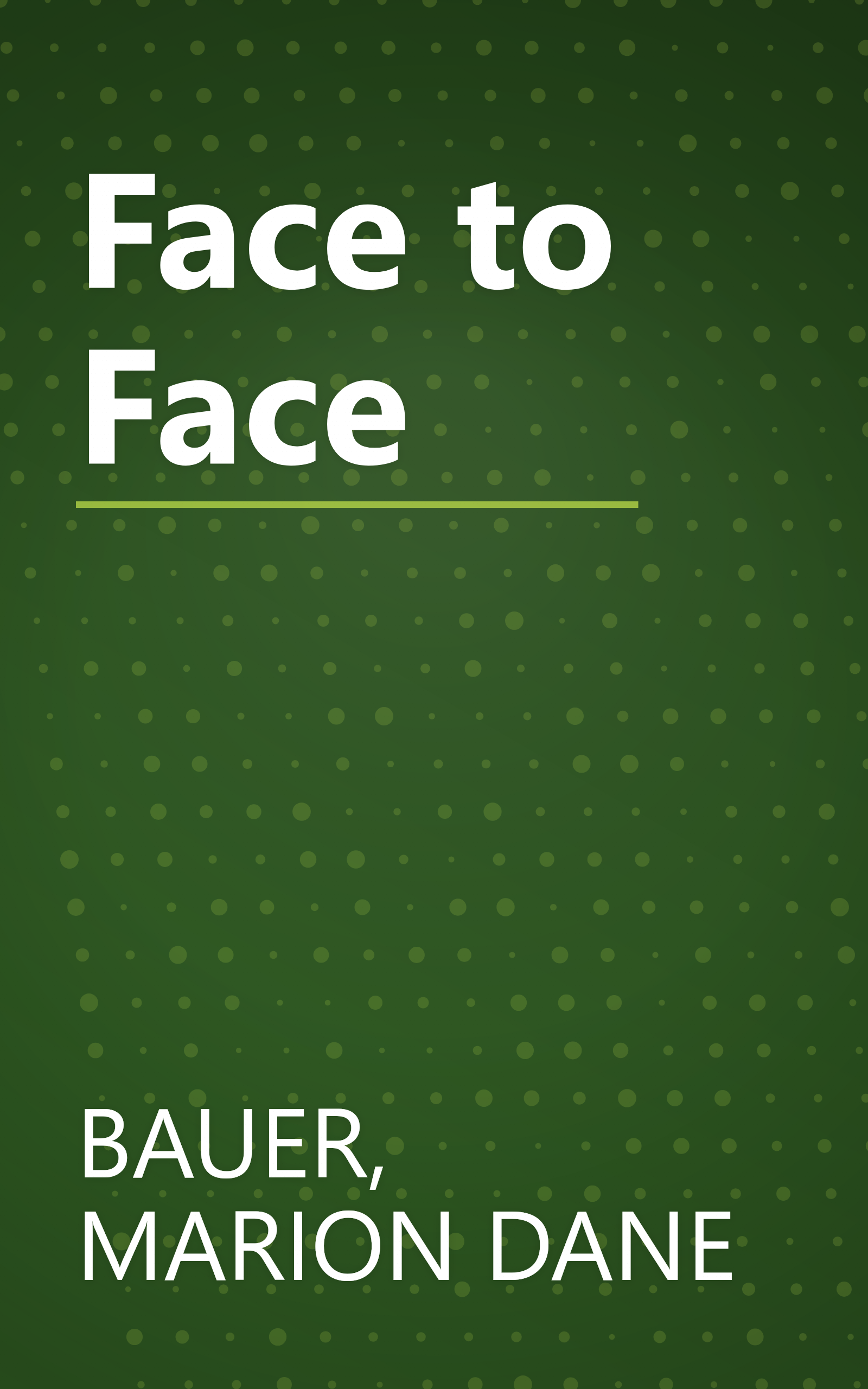 Face to Face book cover