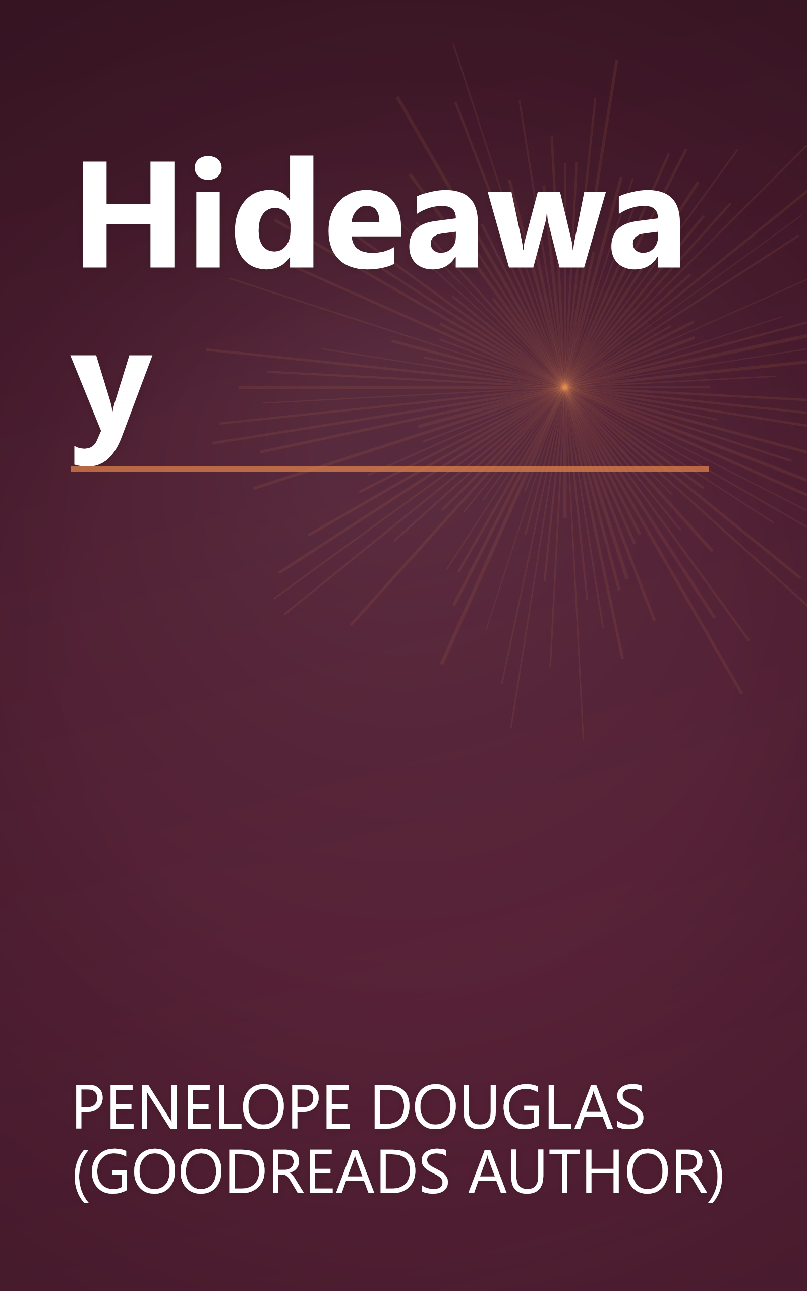 Hideaway book cover
