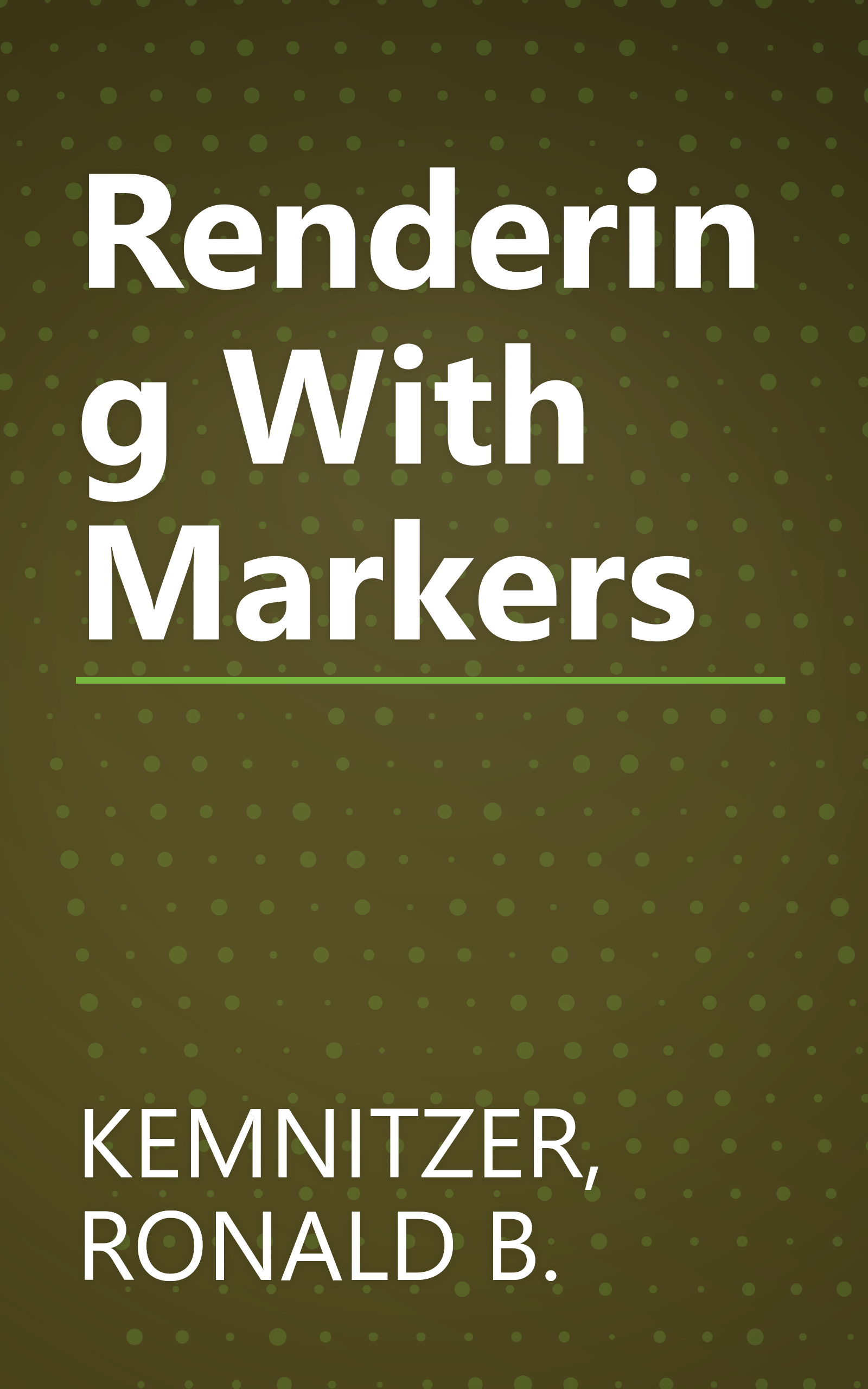 Rendering With Markers book cover