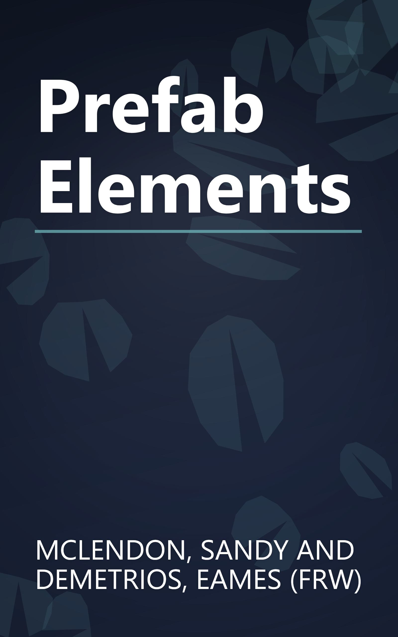 Prefab Elements book cover