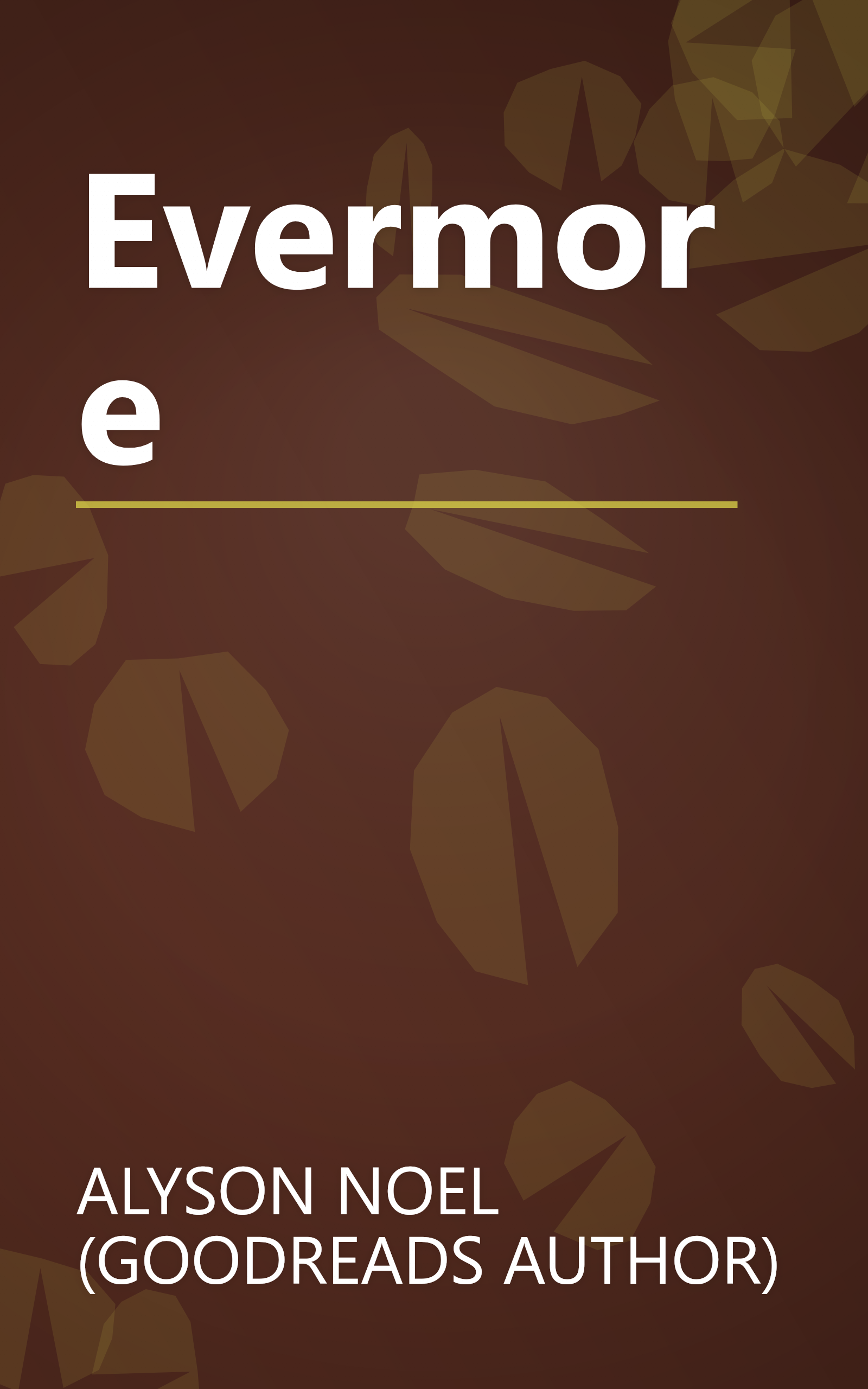 Evermore book cover