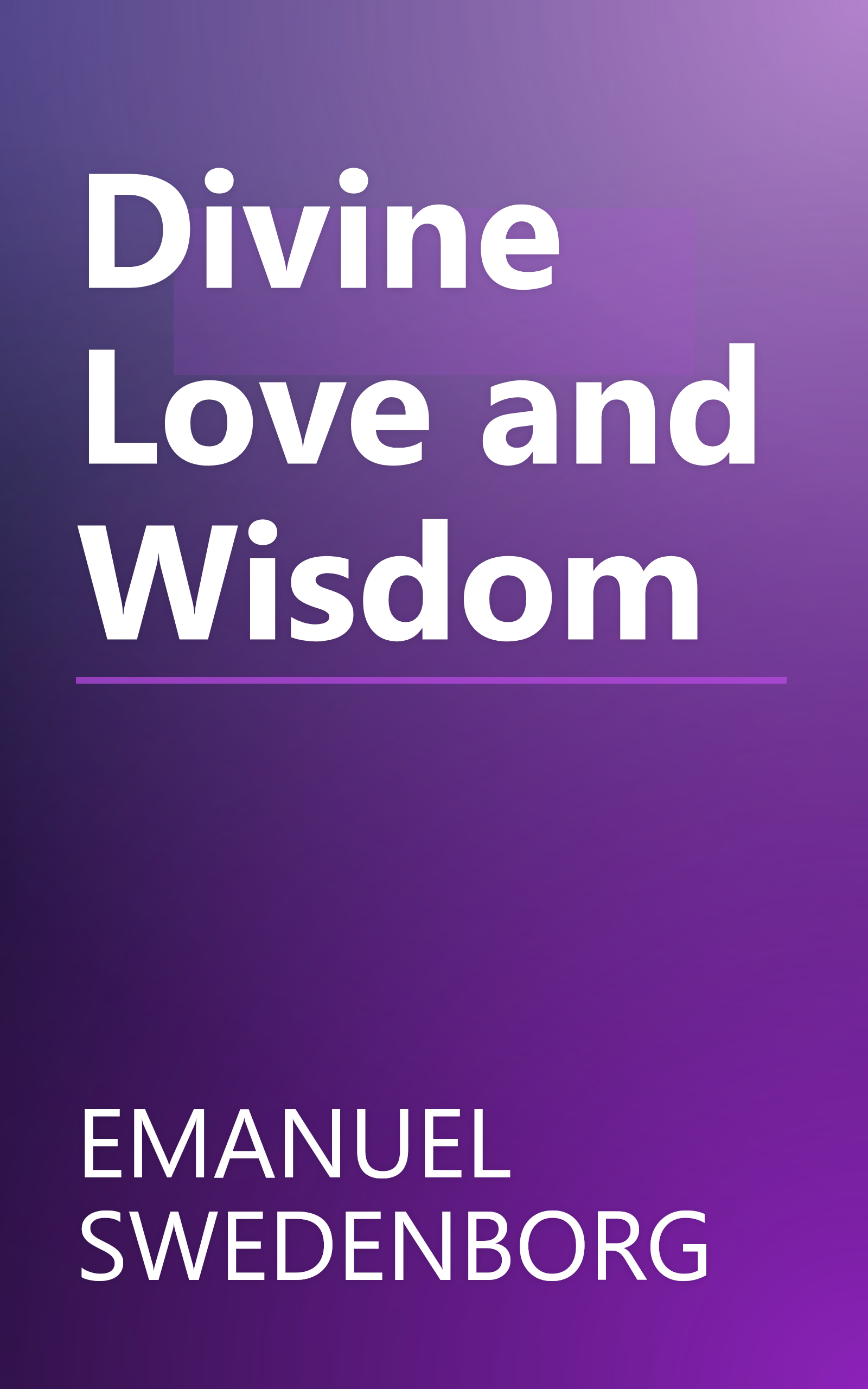 Divine Love and Wisdom book cover