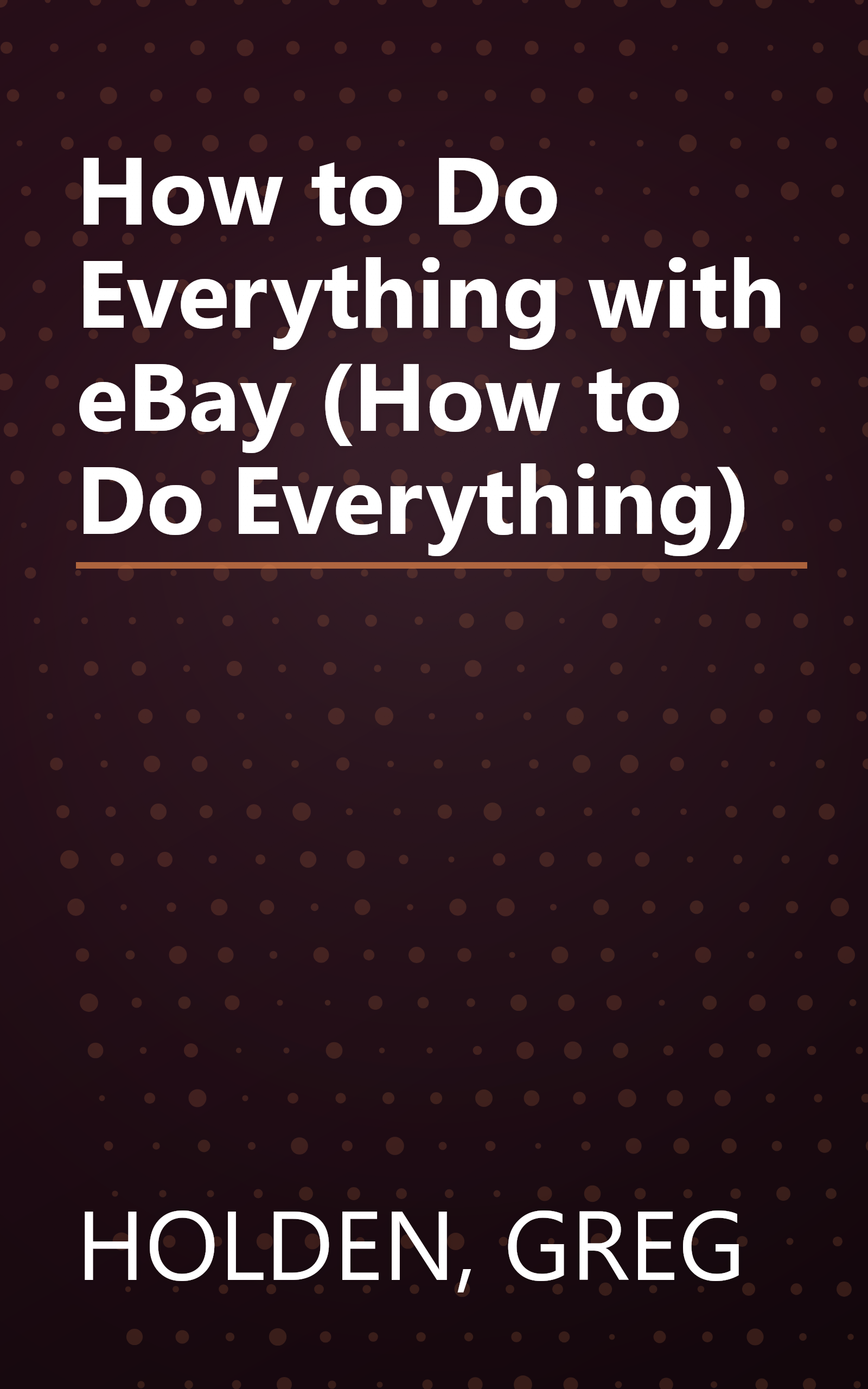 How to Do Everything with eBay (How to Do Everything) book cover