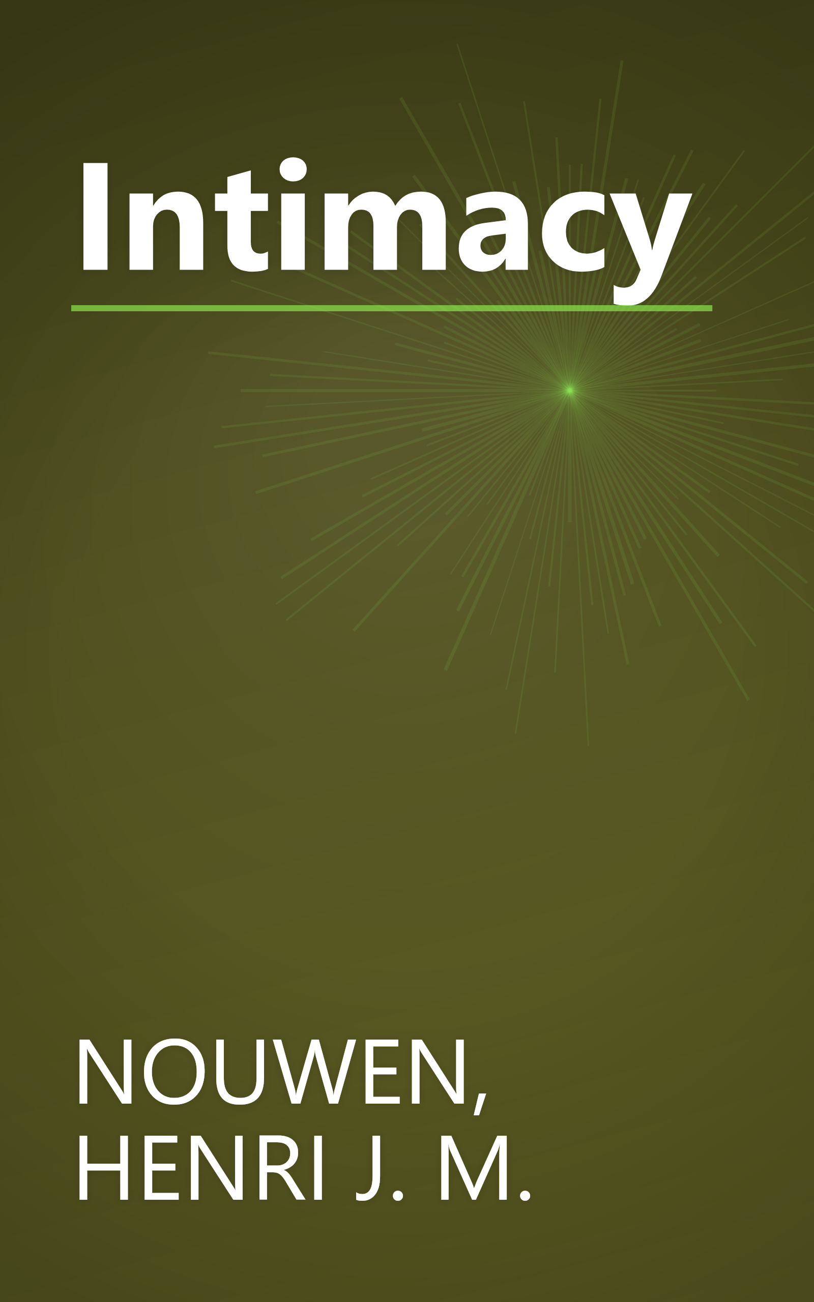 Intimacy book cover