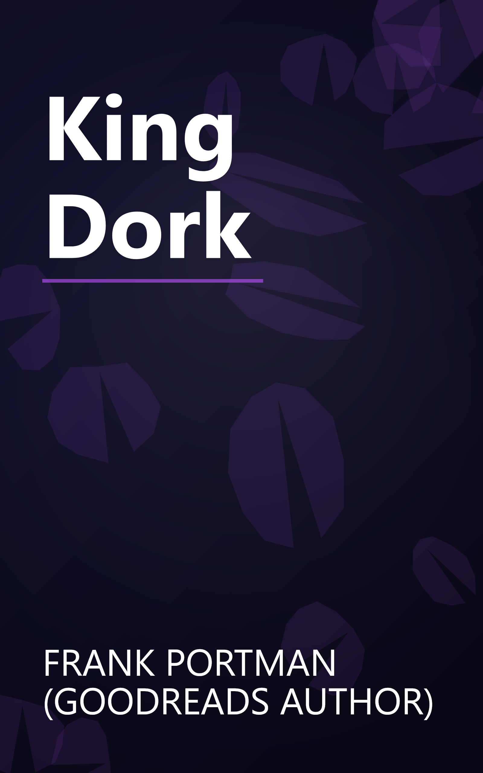 King Dork book cover